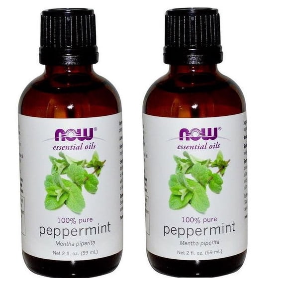 Now Foods - Essential Oils, Peppermint, 2 fl oz (59 ml) 2 Packs ...