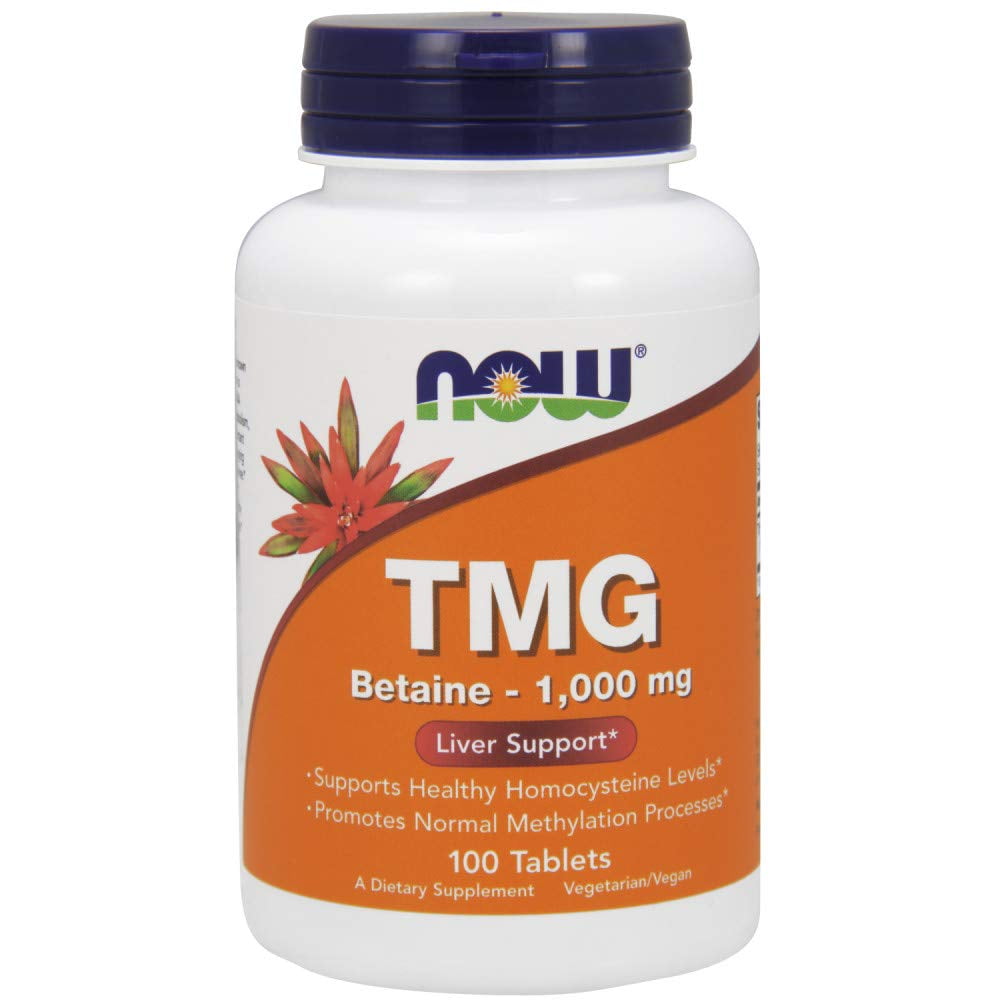 Now Foods Extra Strength Tmg 1,000 Mg Tabs, 100 Ct - Walmart.com