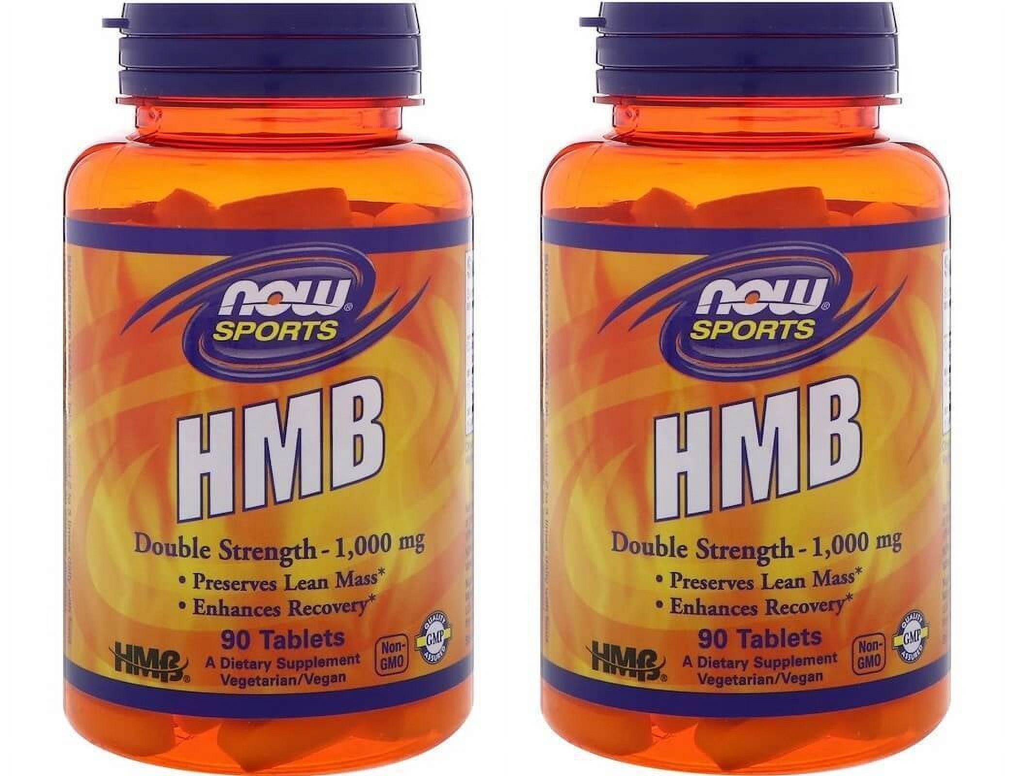 Now Foods - HMB, Double Strength, 1,000 mg, 90 Tablets - 2 Packs ...