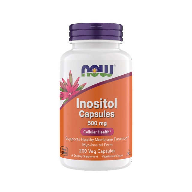 Now Foods Inositol 500 mg, Superior Myo Inositol form, for Healthy ...