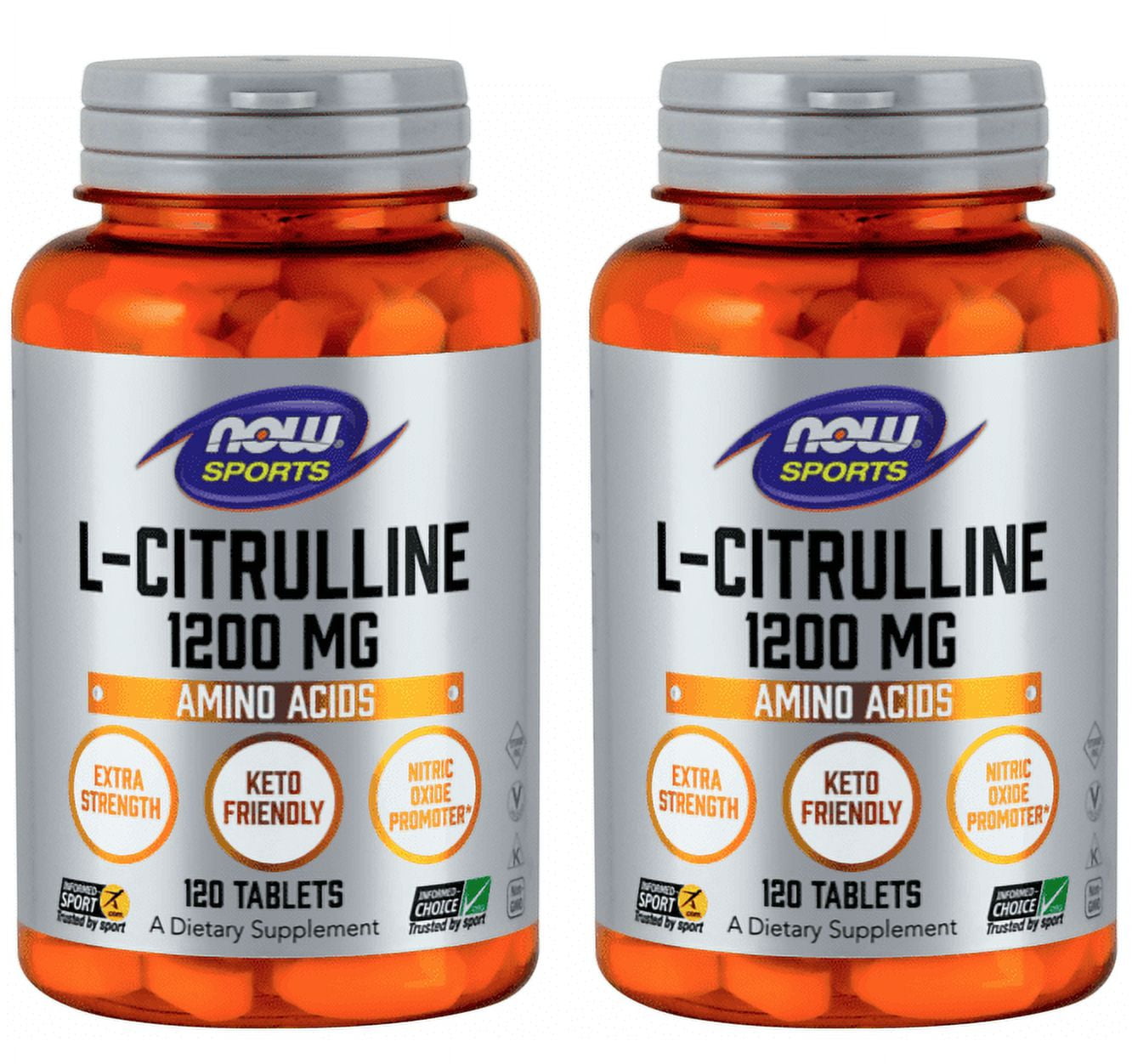 Now Foods - L-Citrulline, Extra Strength, 1,200 mg, 120 Tablets - 2 ...