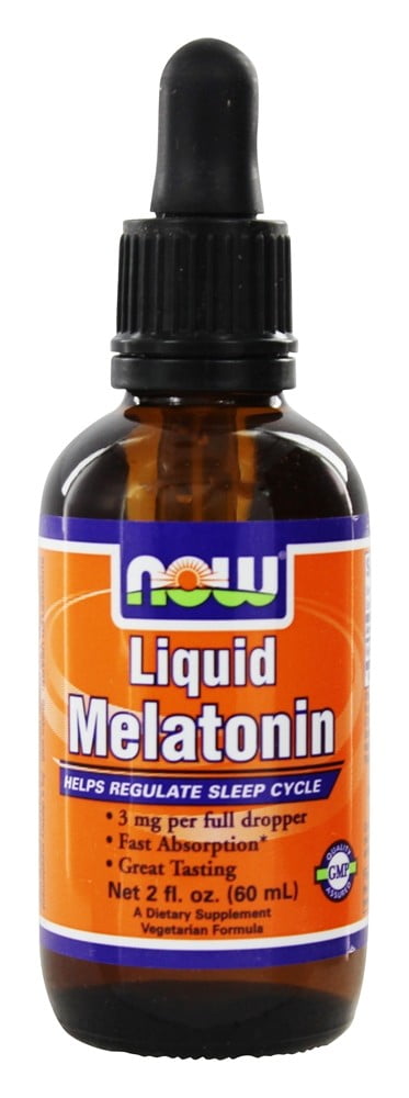 Now Foods Liquid Melatonin, 2 fl oz (60 ml)-2 Pack - Walmart.com