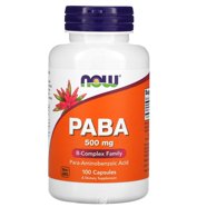 Amazing Formulas PABA 500 Mg 100 Capsules - Walmart.com