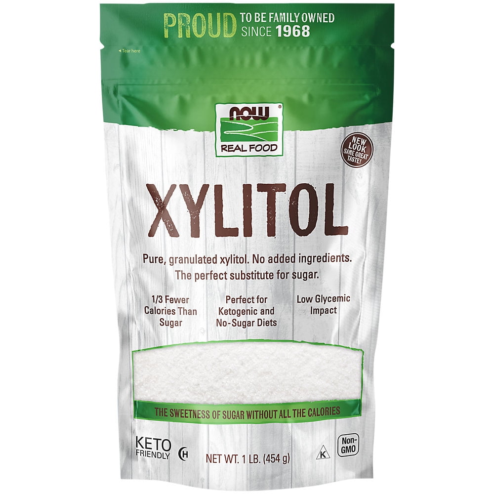 Now Foods - Real Food, Xylitol, 1 lb (454 g) - Walmart.com