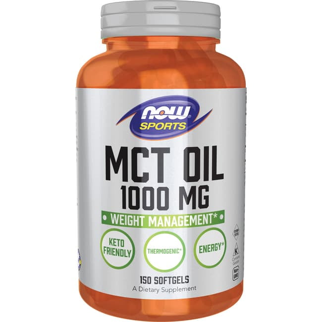 Now Foods MCT Oil Softgels, 1000mg, 150 Count - Health Benefits ...