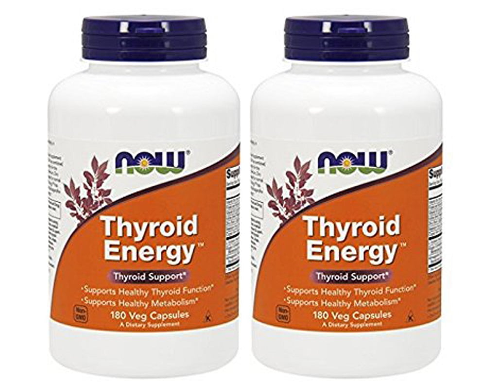 Now Foods: Thyroid Energy, 180 Vcaps (Pack of 2) - Walmart.com