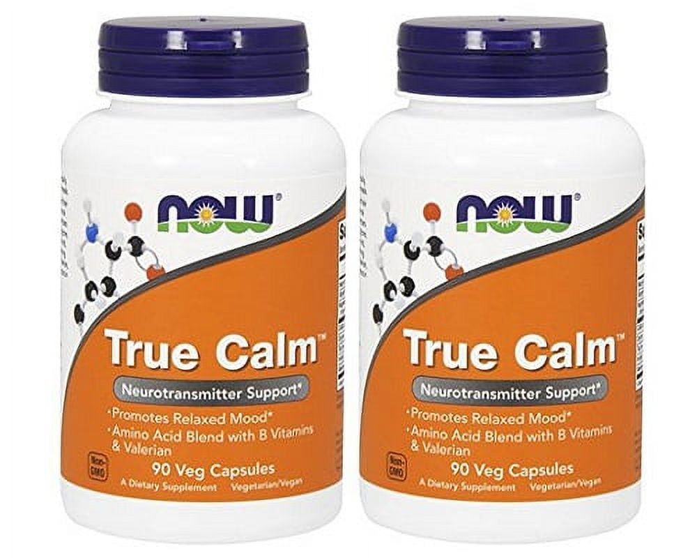 Now Foods True Calm Supplement - 90 Capsules (Pack of 2) - Walmart.com