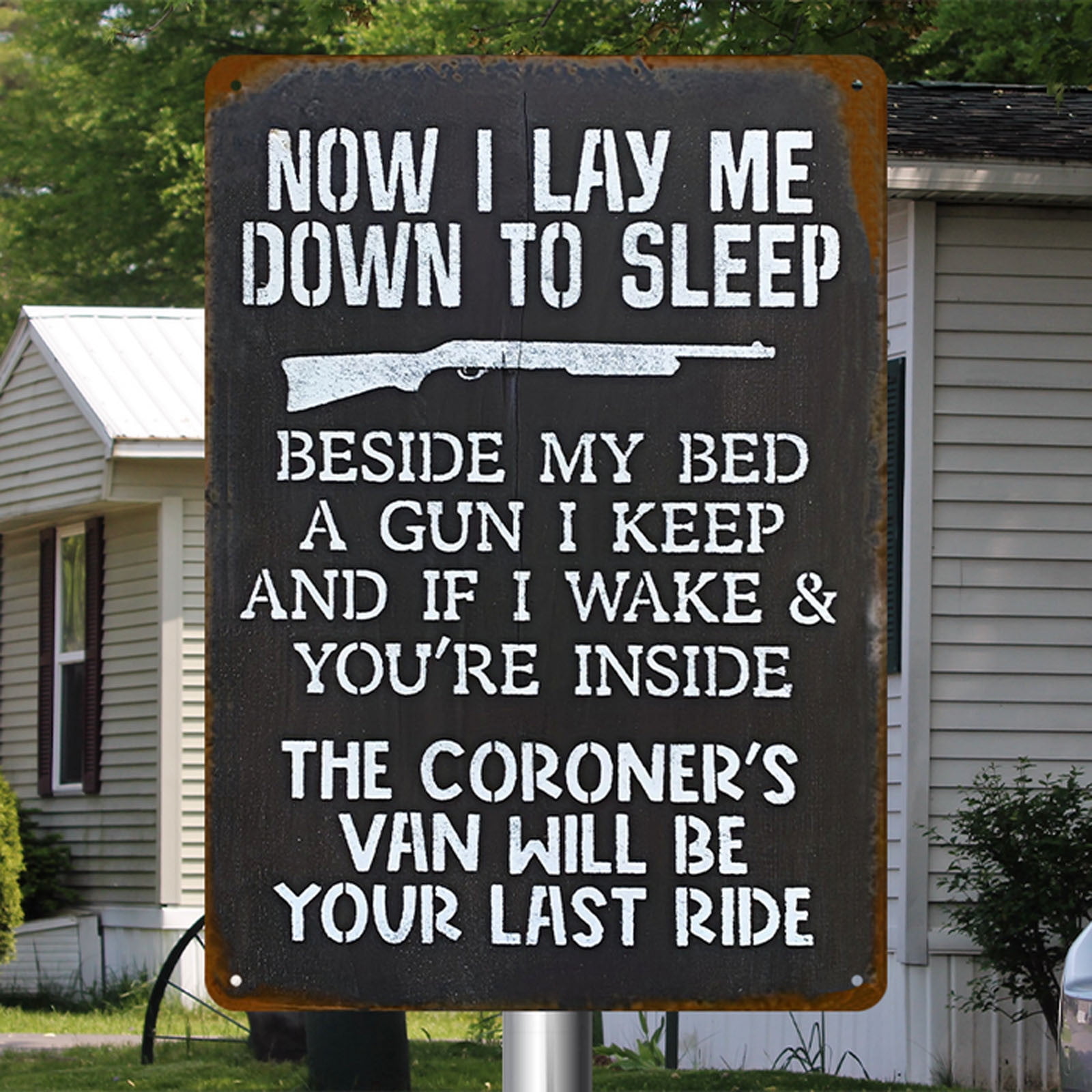 Now Going To Bed No Trespassing Signs Home Decor Aluminum Sheet Iron ...
