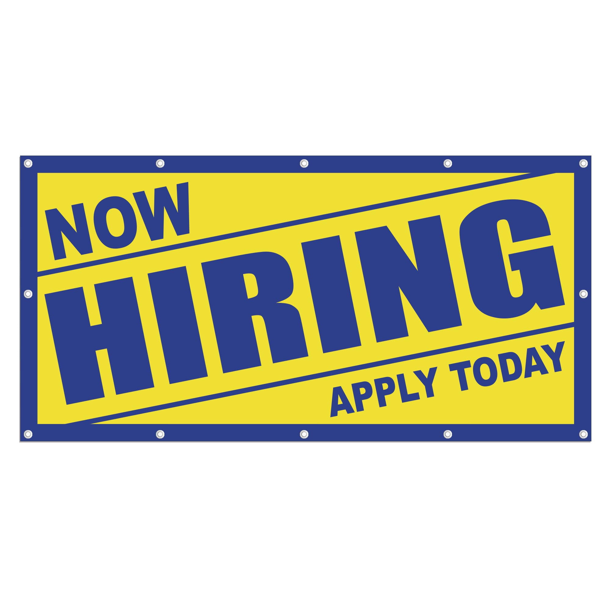 Now Hiring 13 oz Heavy Duty Vinyl Banner Indoor/Outdoor Help Wanted ...