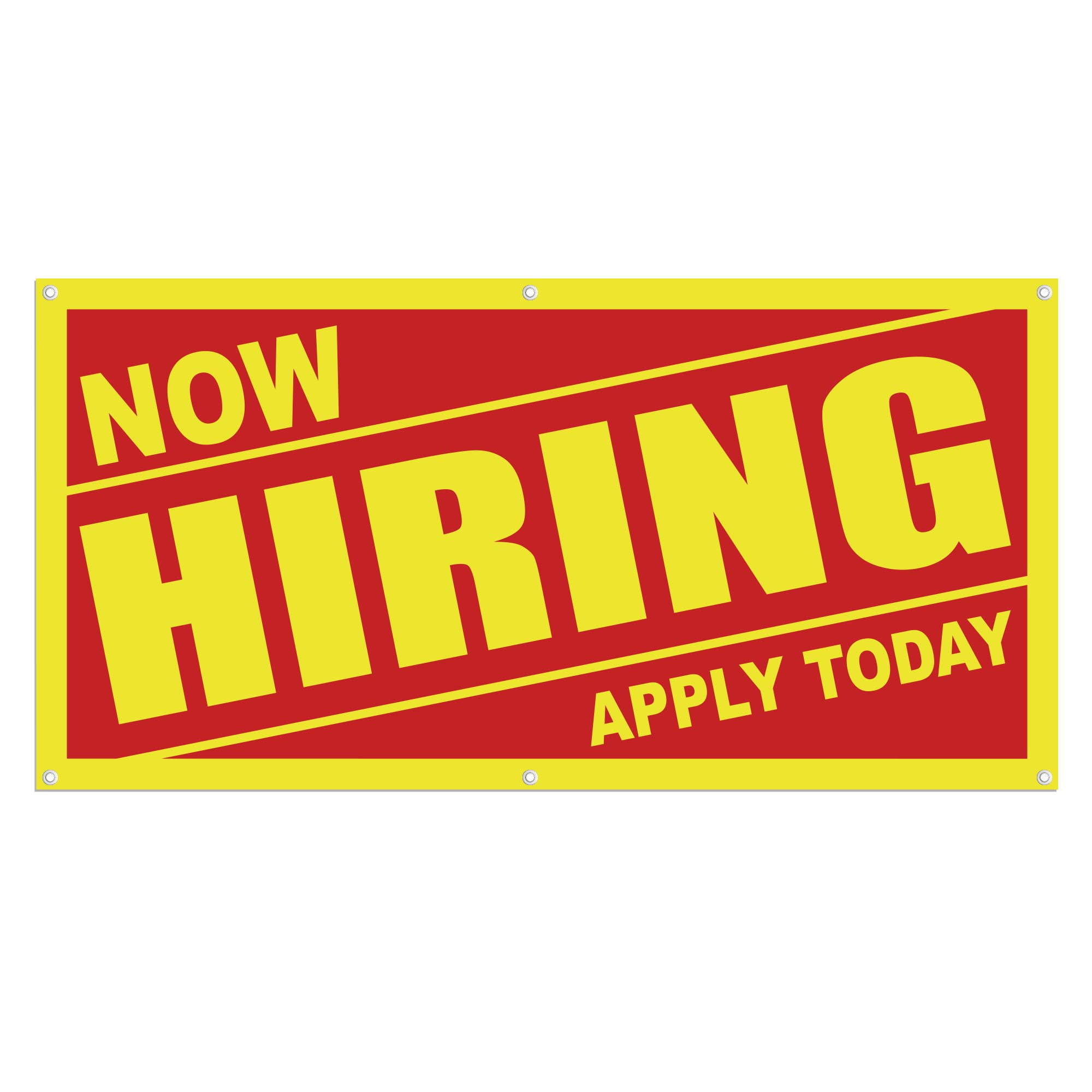 Now Hiring 13 oz Heavy Duty Vinyl Banner Indoor/Outdoor Help Wanted ...