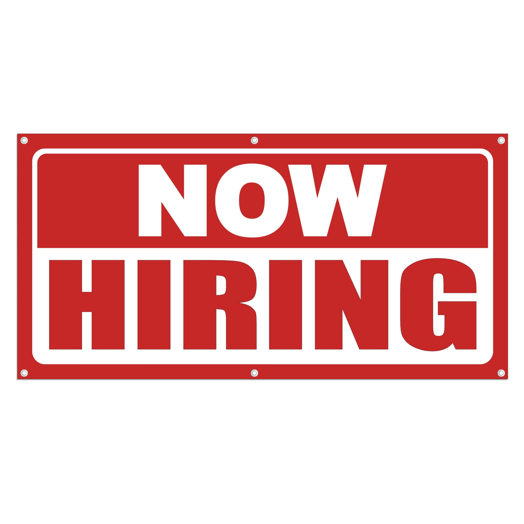 Now Hiring 13 oz Heavy Duty Vinyl Banner Outdoor/Indoor Help Wanted ...