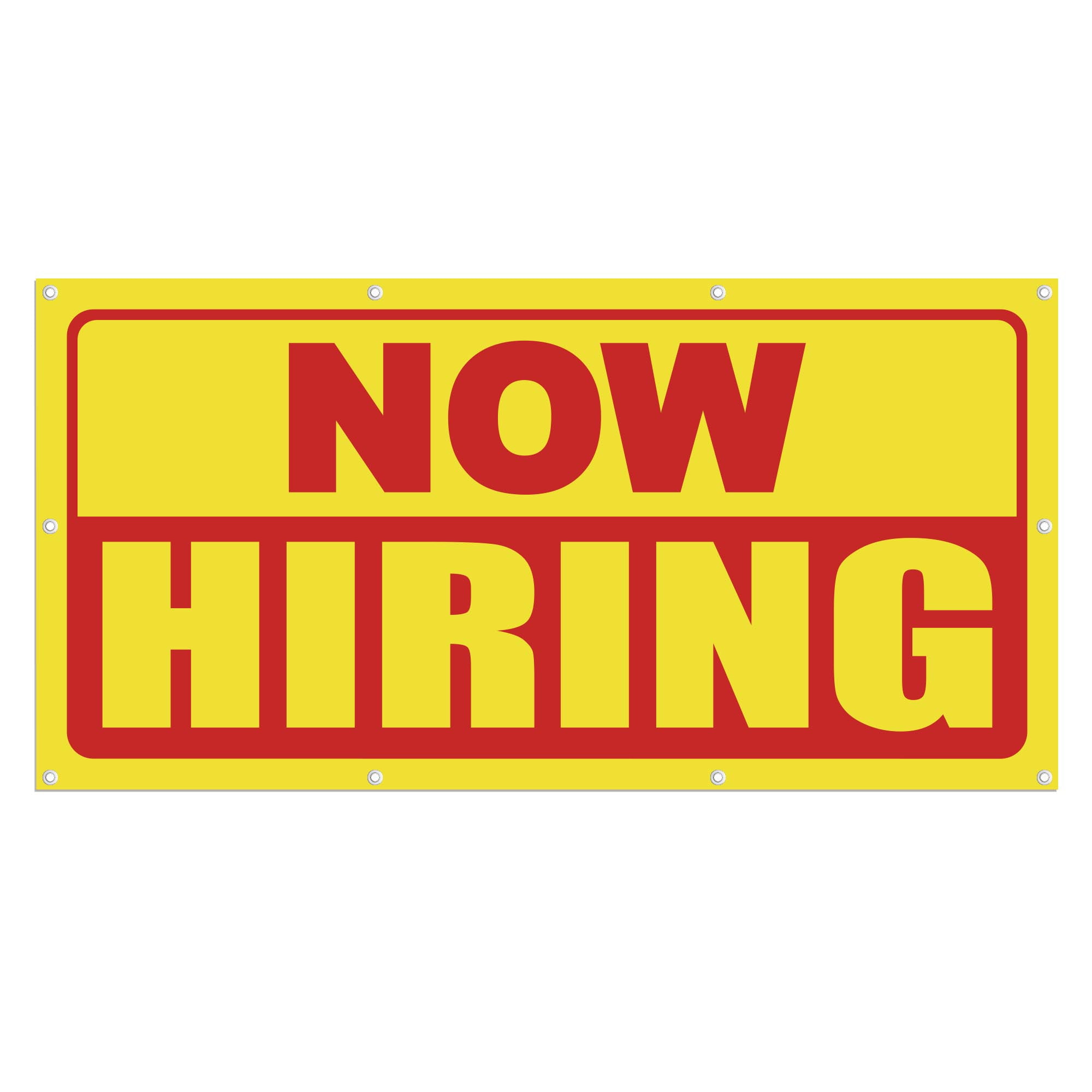 Now Hiring 13 oz Heavy Duty Vinyl Banner Outdoor/Indoor Help Wanted ...