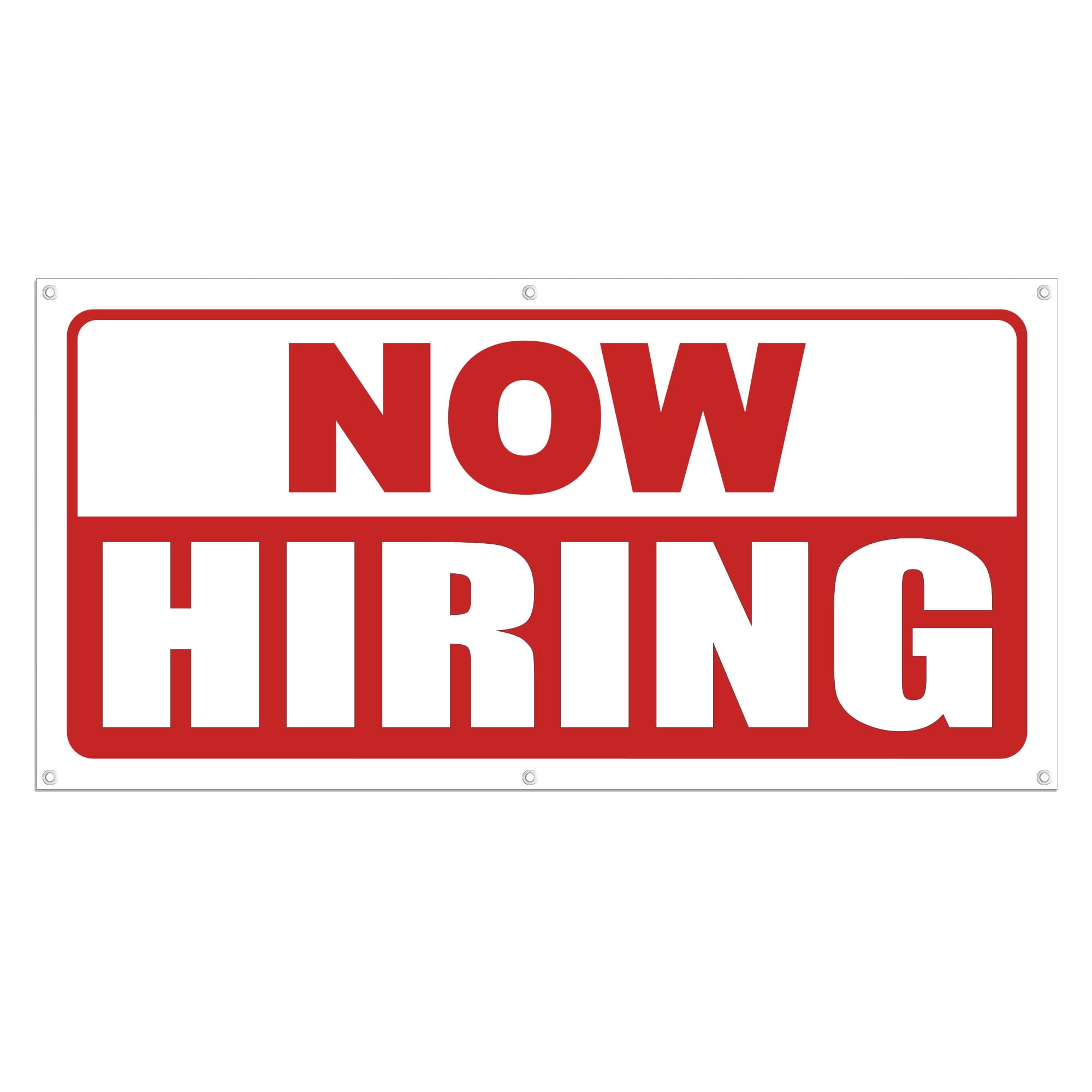 Now Hiring 13 oz Heavy Duty Vinyl Banner Outdoor/Indoor Help Wanted ...