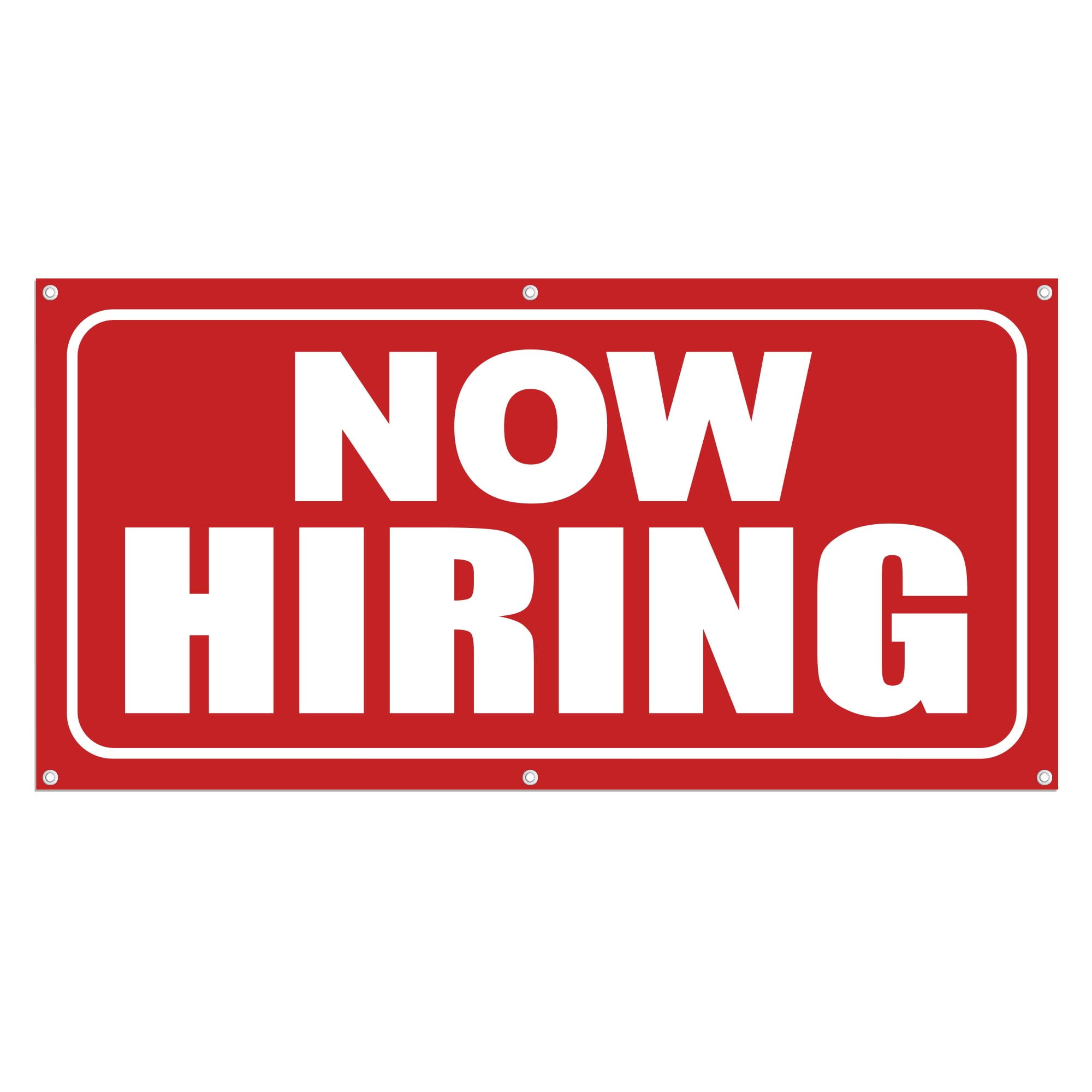Now Hiring 13 oz Heavy Duty Vinyl Banner Outdoor/Indoor Help Wanted ...