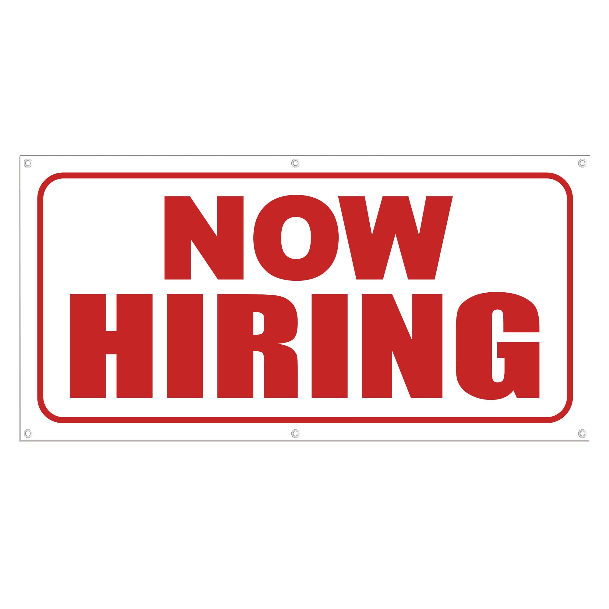 Now Hiring 13 oz Heavy Duty Vinyl Banner Outdoor/Indoor Help Wanted ...