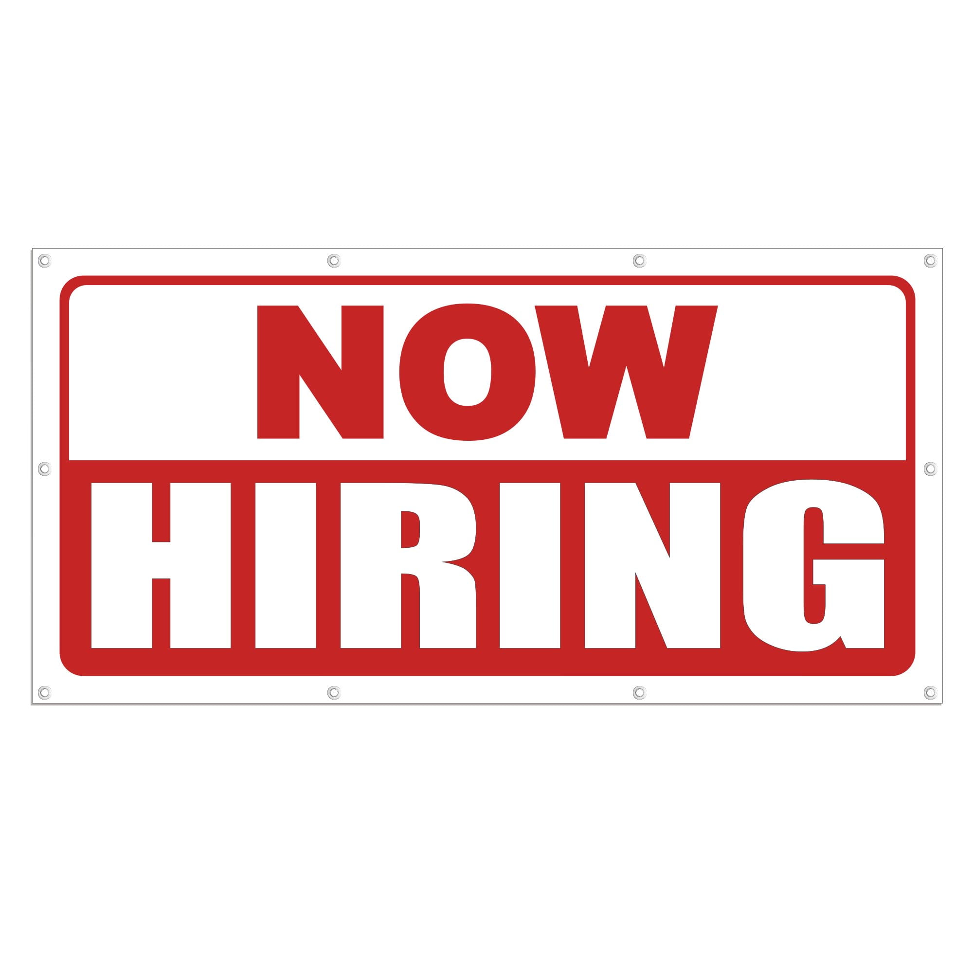 Now Hiring 13 oz Heavy Duty Vinyl Banner Outdoor/Indoor Help Wanted ...