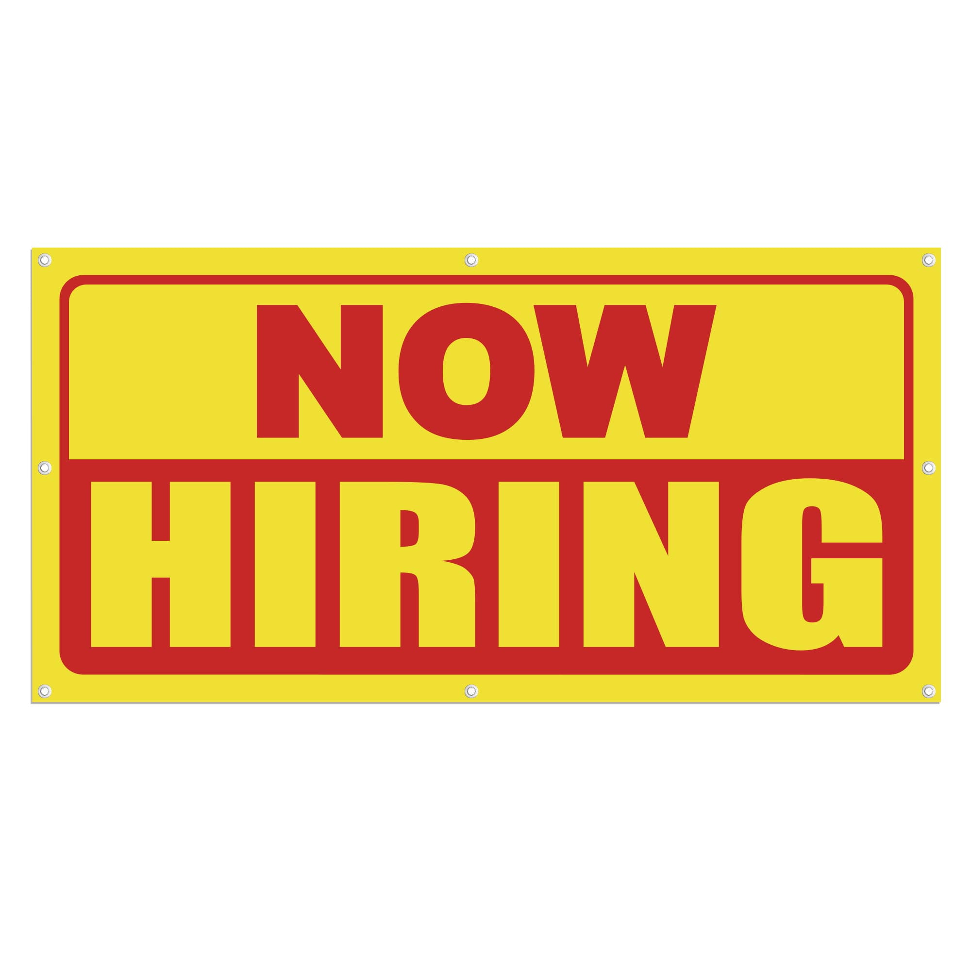 Now Hiring 13 oz Heavy Duty Vinyl Banner Outdoor/Indoor Help Wanted ...