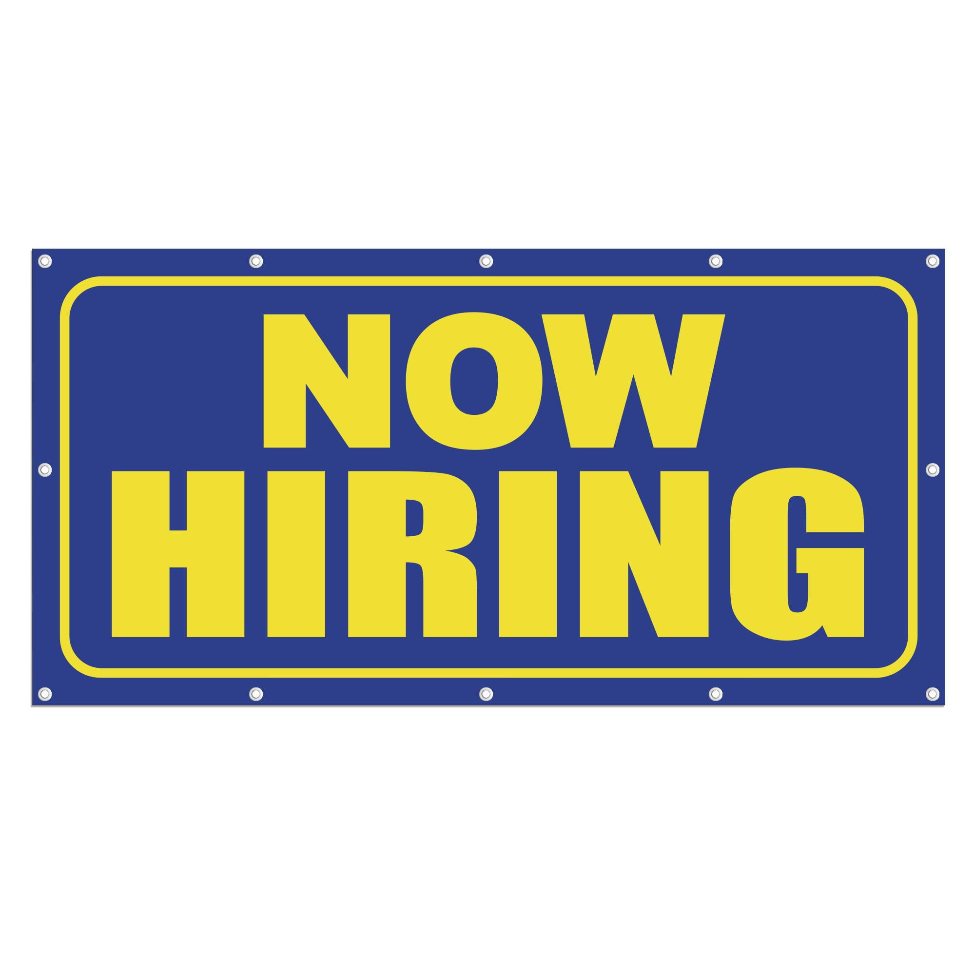 Now Hiring 13 oz Heavy Duty Vinyl Banner Outdoor/Indoor Help Wanted ...