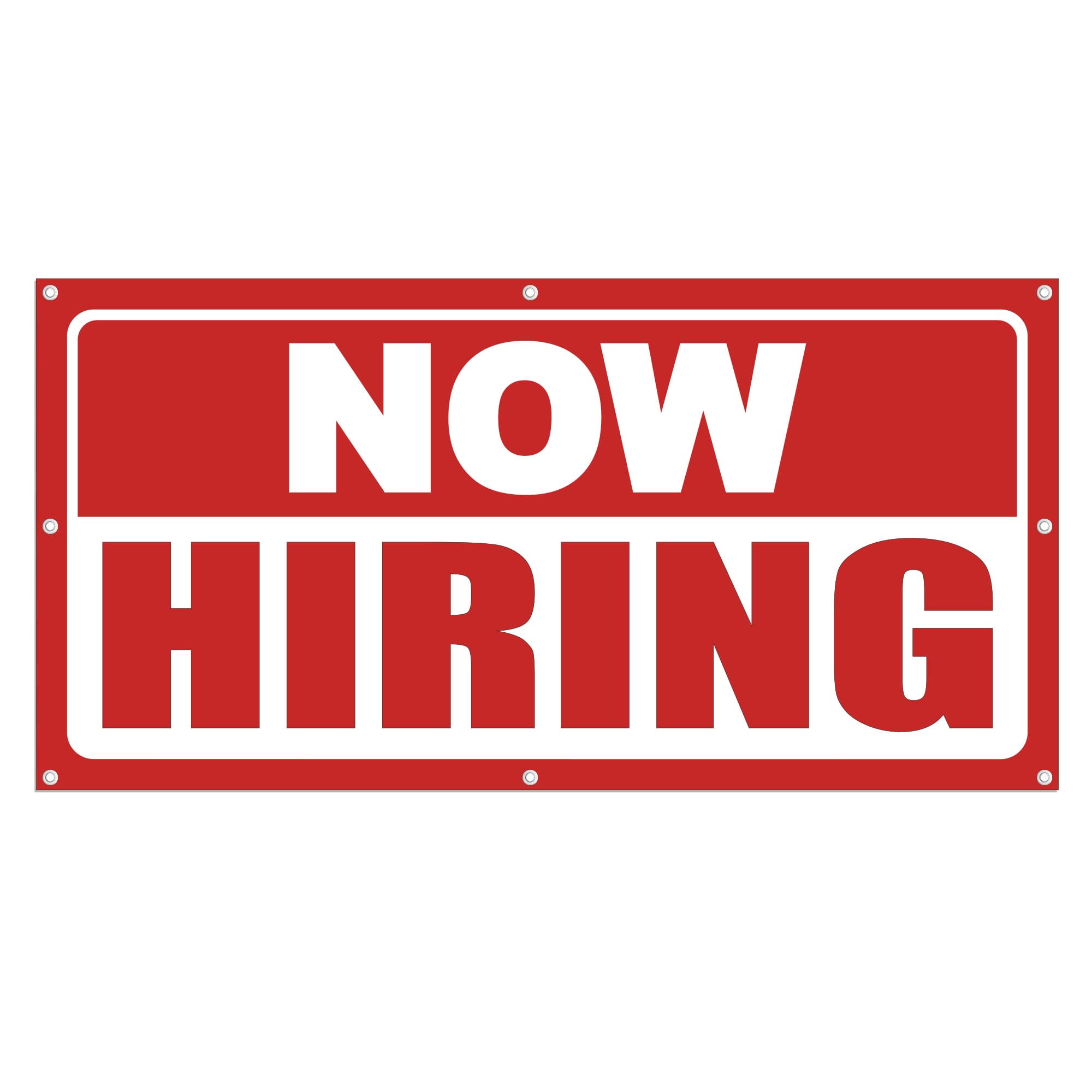 Now Hiring 13 oz Heavy Duty Vinyl Banner Outdoor/Indoor Help Wanted ...