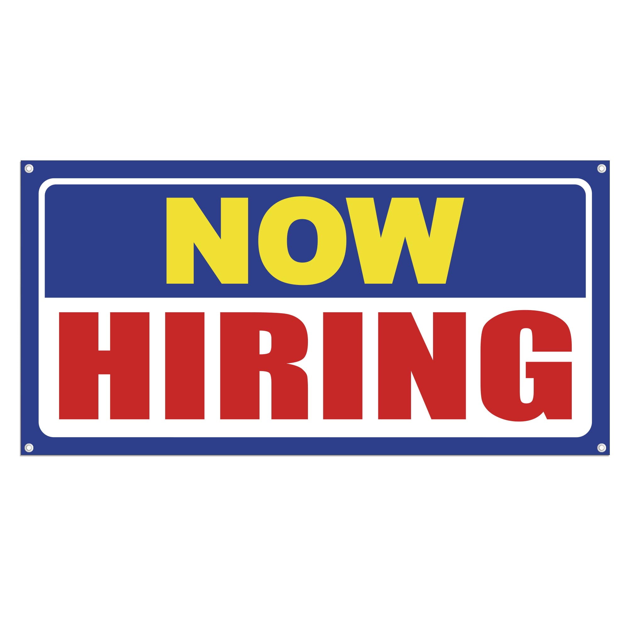 Now Hiring 13 oz Heavy Duty Vinyl Banner Outdoor/Indoor Help Wanted ...
