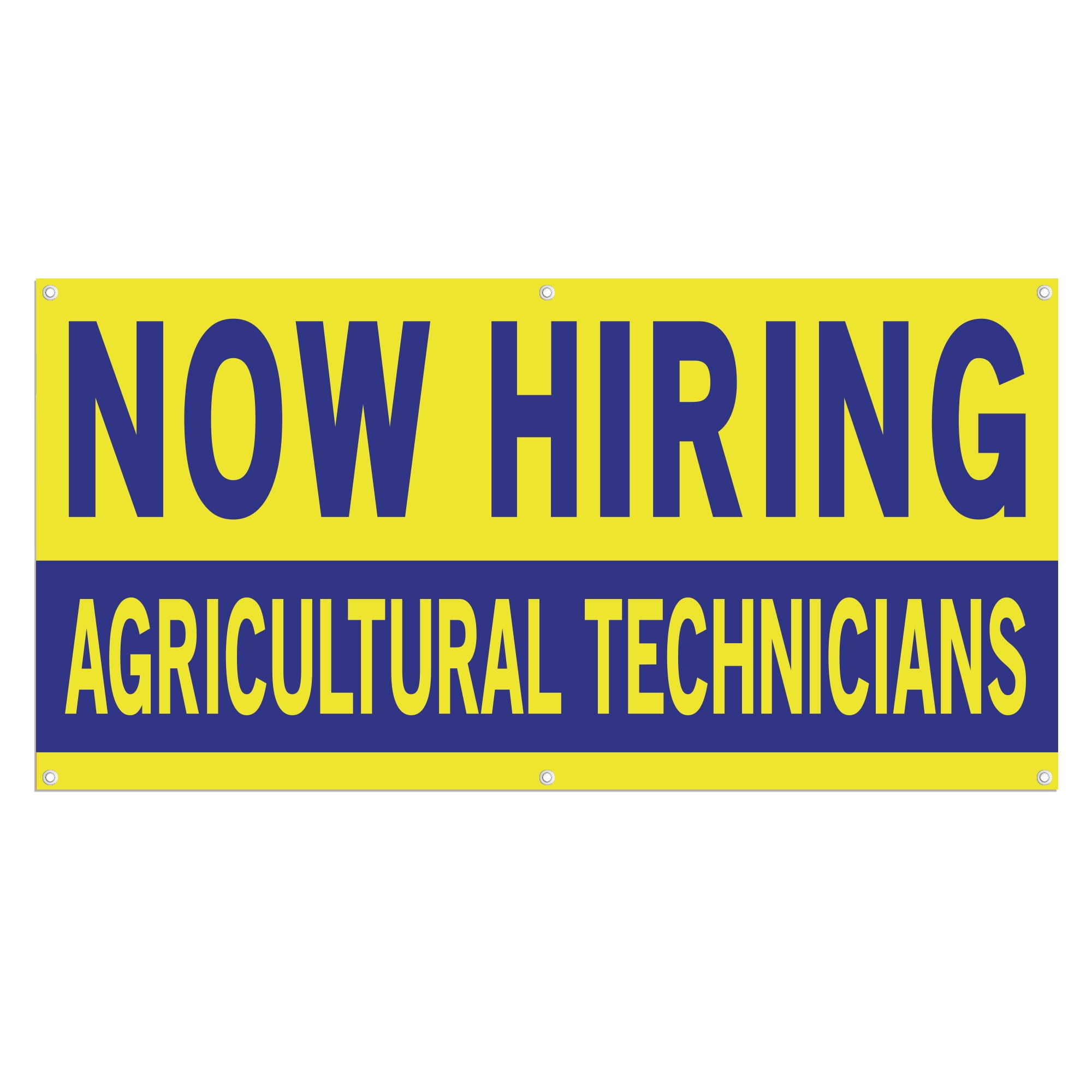Now Hiring Agricultural Technicians 13 oz Heavy Duty Vinyl Banner Jobs ...