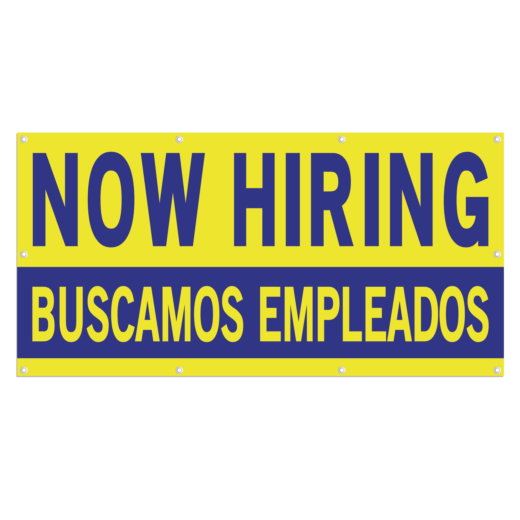 Now Hiring Buscamos Empleados 13 oz Heavy Duty Vinyl Banner - Trabajos ...