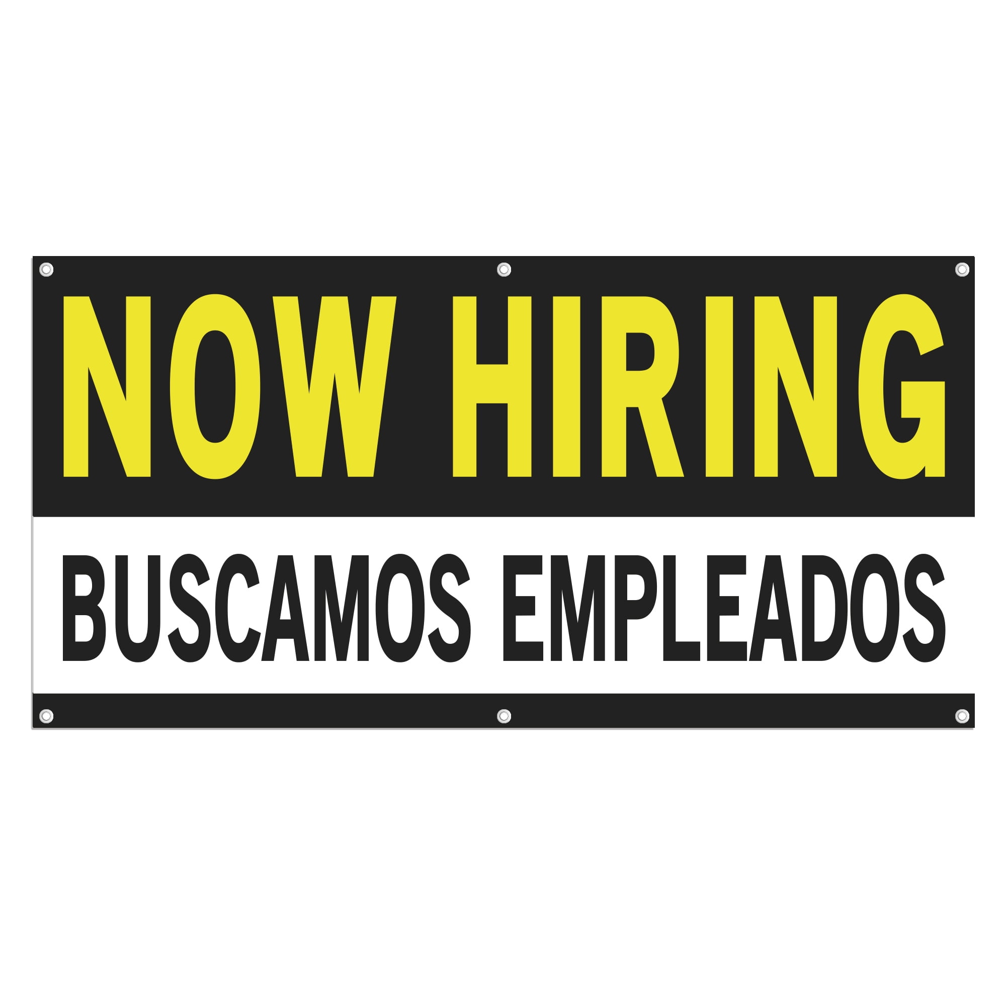 Now Hiring Buscamos Empleados 13 oz Heavy Duty Vinyl Banner - Trabajos ...