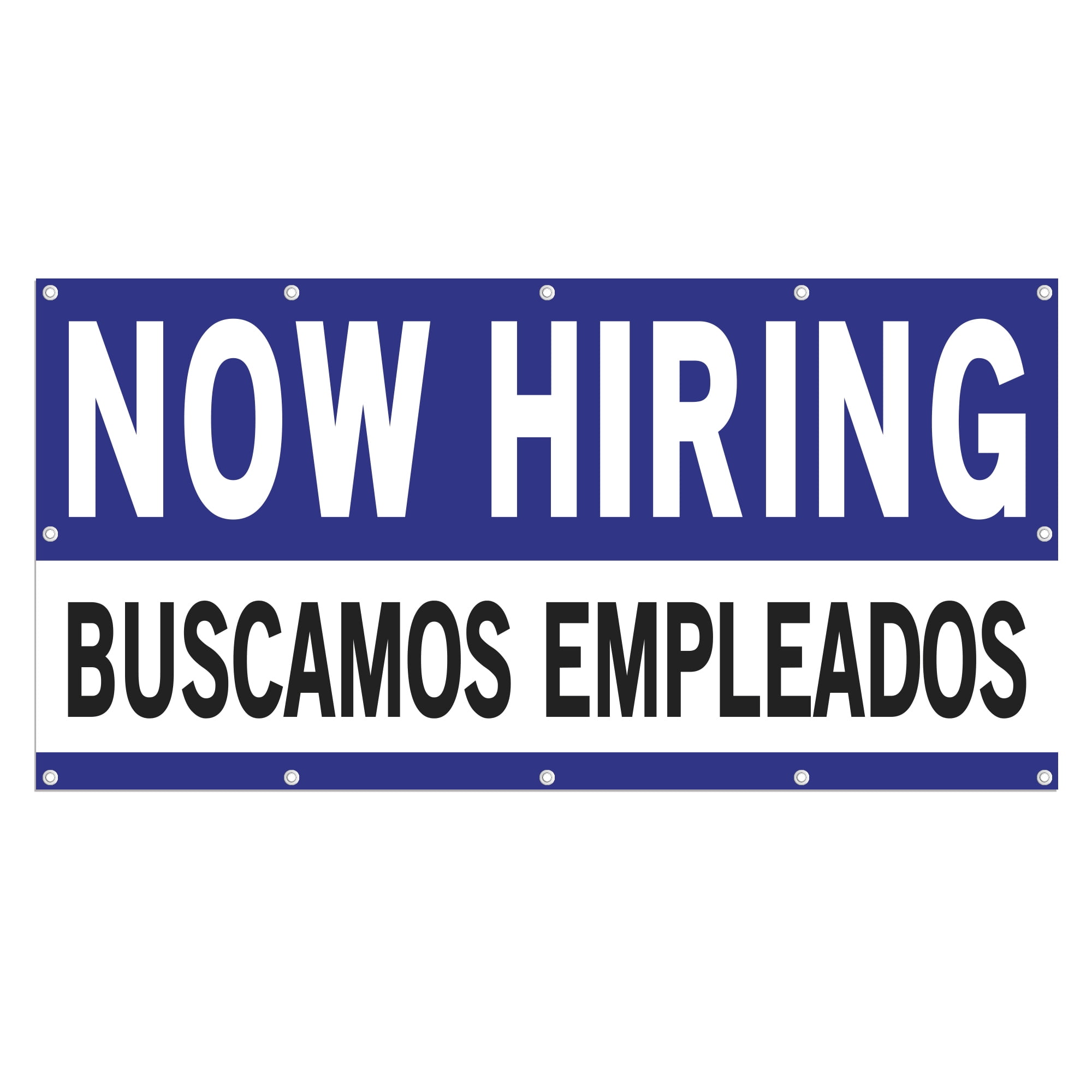 Now Hiring Buscamos Empleados 13 oz Heavy Duty Vinyl Banner - Trabajos ...