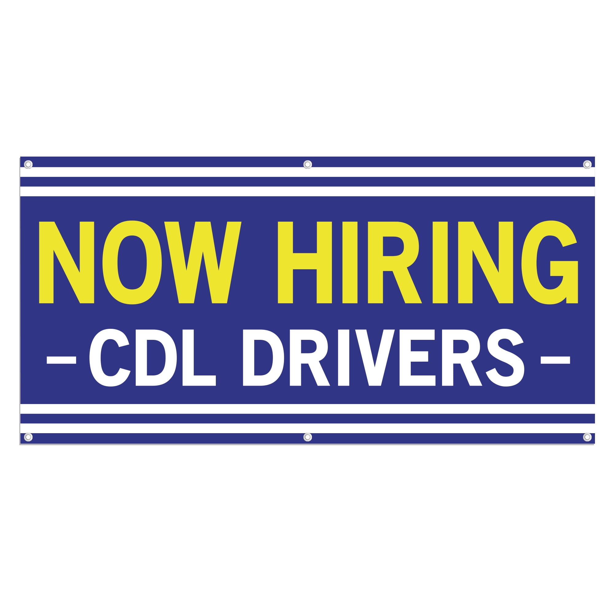Now Hiring CDL Drivers 13 oz Heavy Duty Vinyl Banner Indoor/Outdoor ...