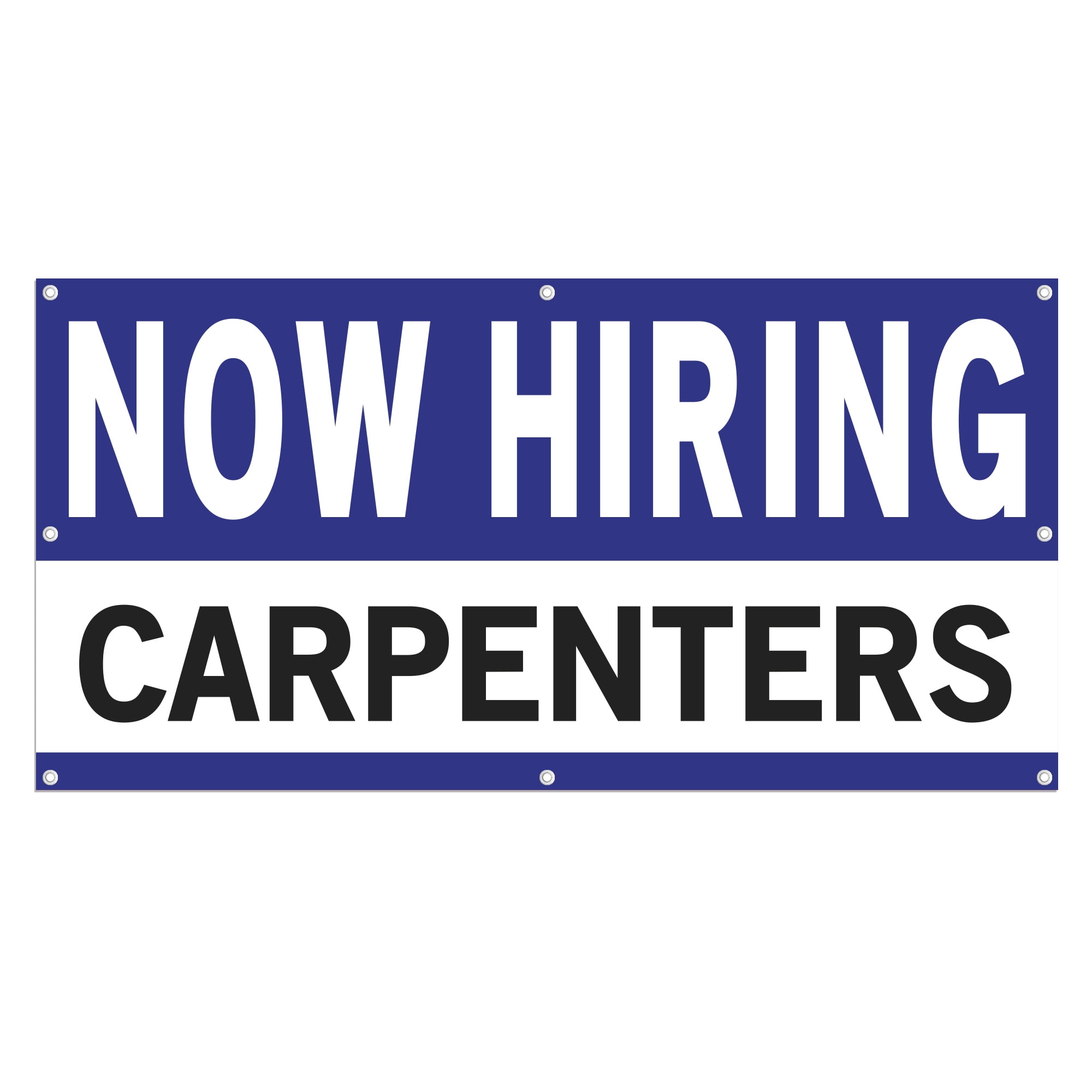 Now Hiring Carpenters 13 oz Heavy Duty Vinyl Banner Carpenter Jobs ...