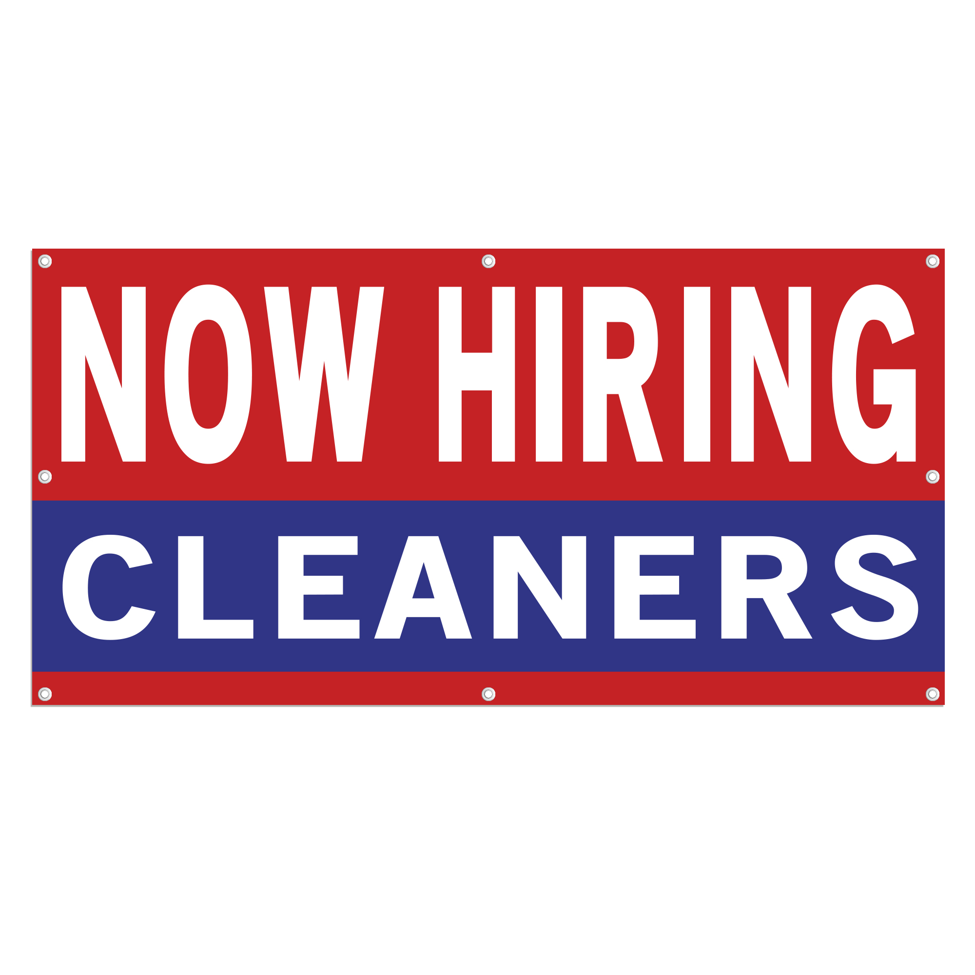 Now Hiring Cleaners 13 oz Heavy Duty Vinyl Banner Cleaning Jobs ...
