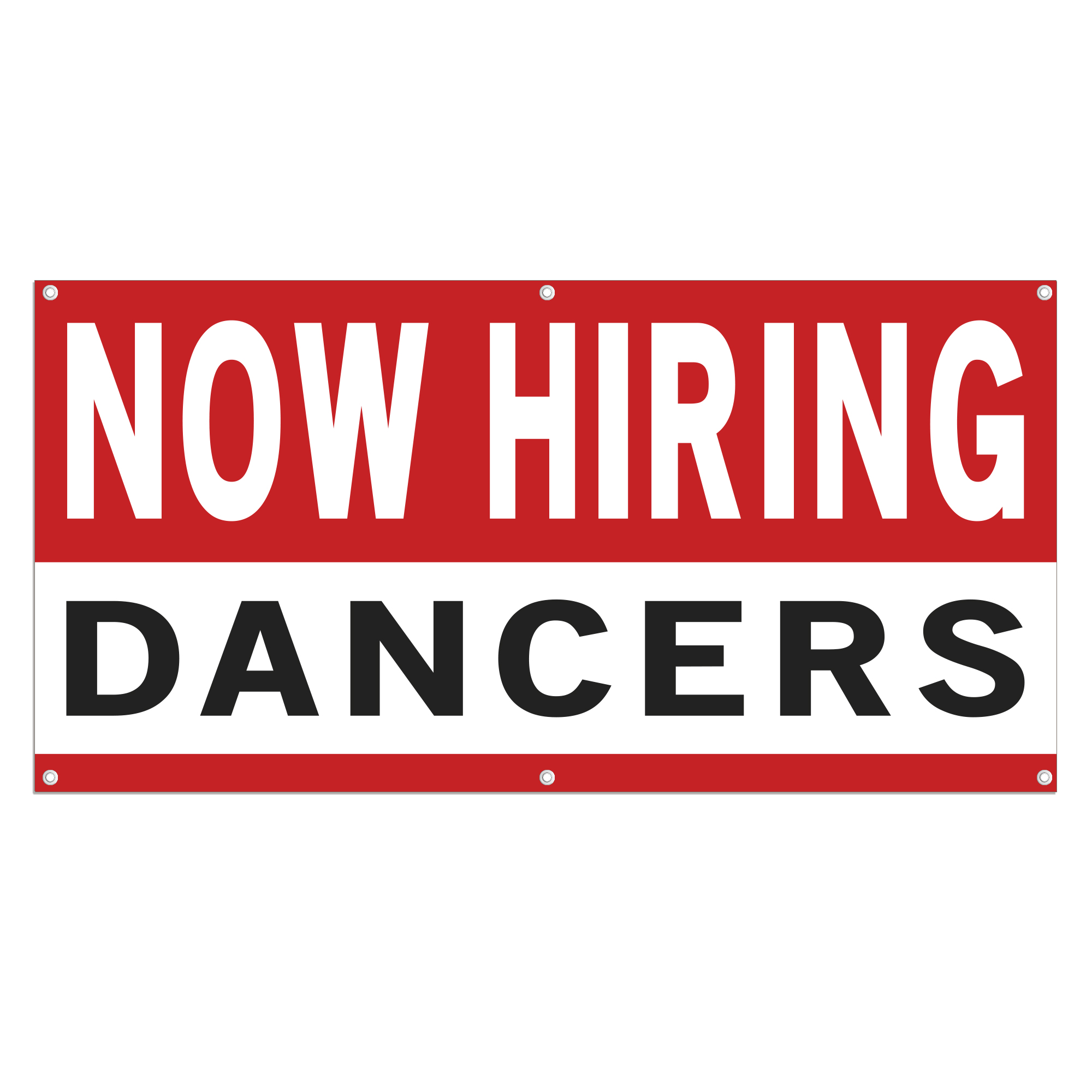 Now Hiring Dancers 13 oz Heavy Duty Vinyl Banner Dancer Jobs Available ...