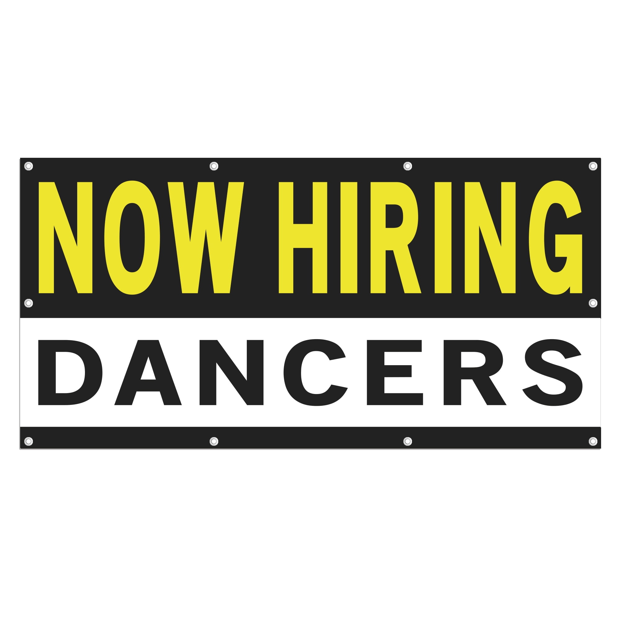 Now Hiring Dancers 13 oz Heavy Duty Vinyl Banner Dancer Jobs Available ...