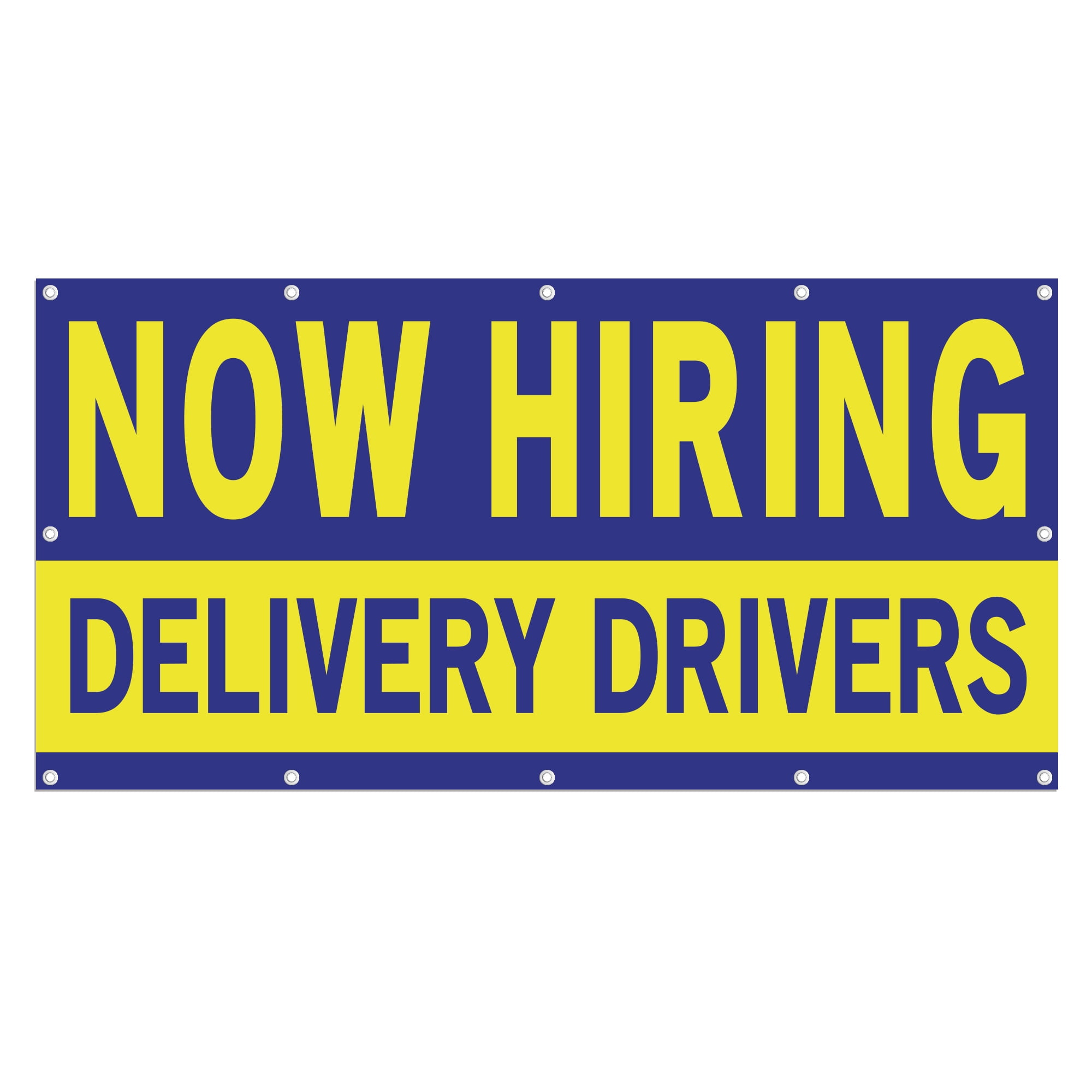 Now Hiring Delivery Drivers 13 oz Heavy Duty Vinyl Banner Delivery ...