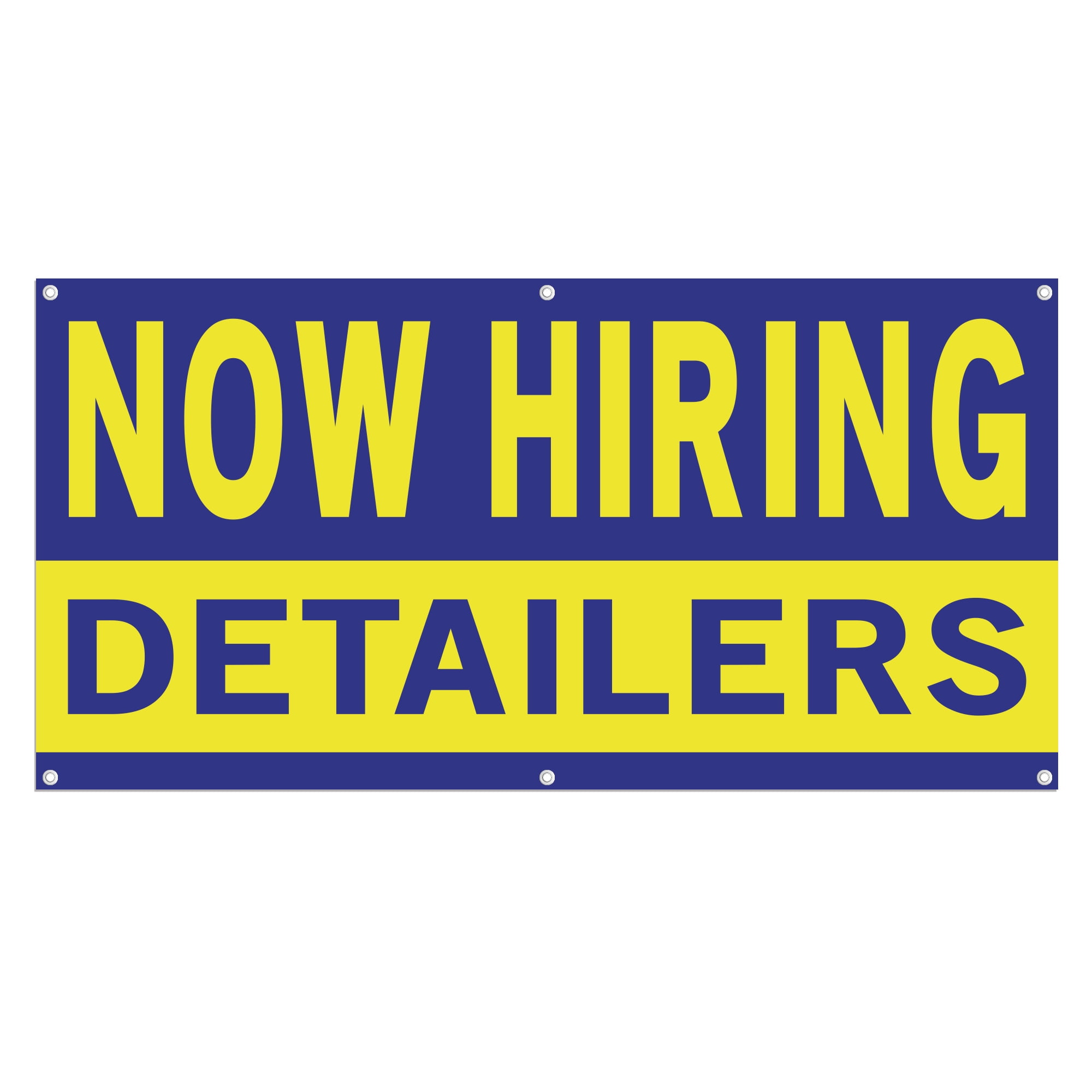 Now Hiring Detailers 13 oz Heavy Duty Vinyl Banner Jobs Available Auto ...