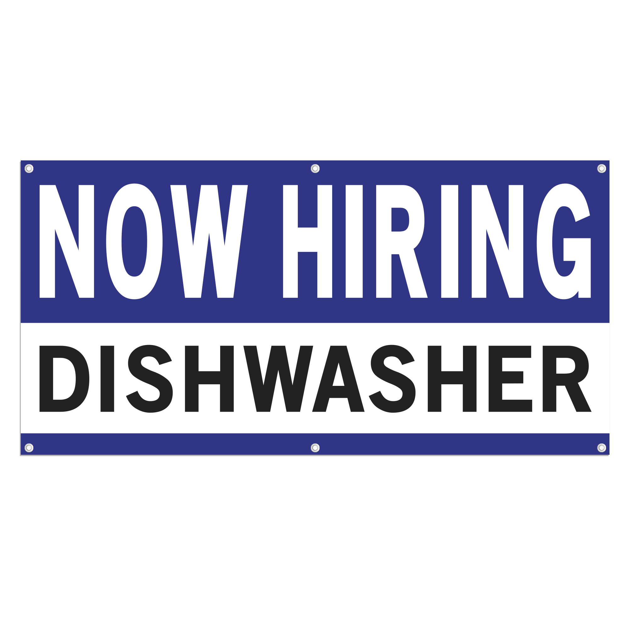 Now Hiring Dishwasher 13 oz Heavy Duty Vinyl Banner Dishwasher Jobs ...
