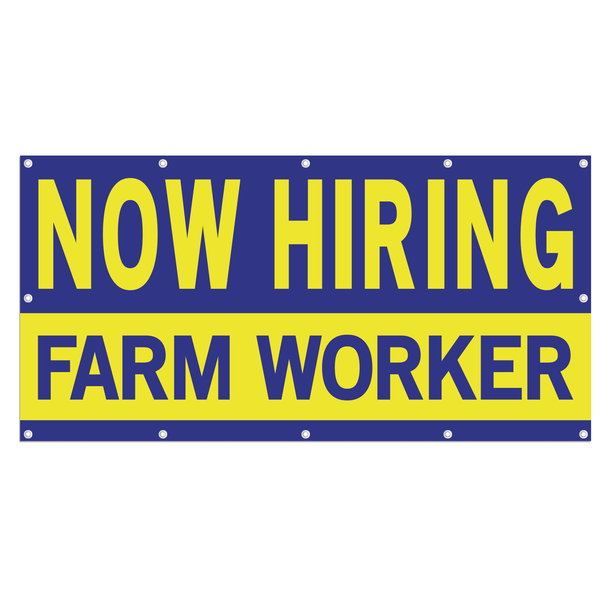 Now Hiring Farm Worker 13 oz Heavy Duty Vinyl Banner Roustabout Jobs ...