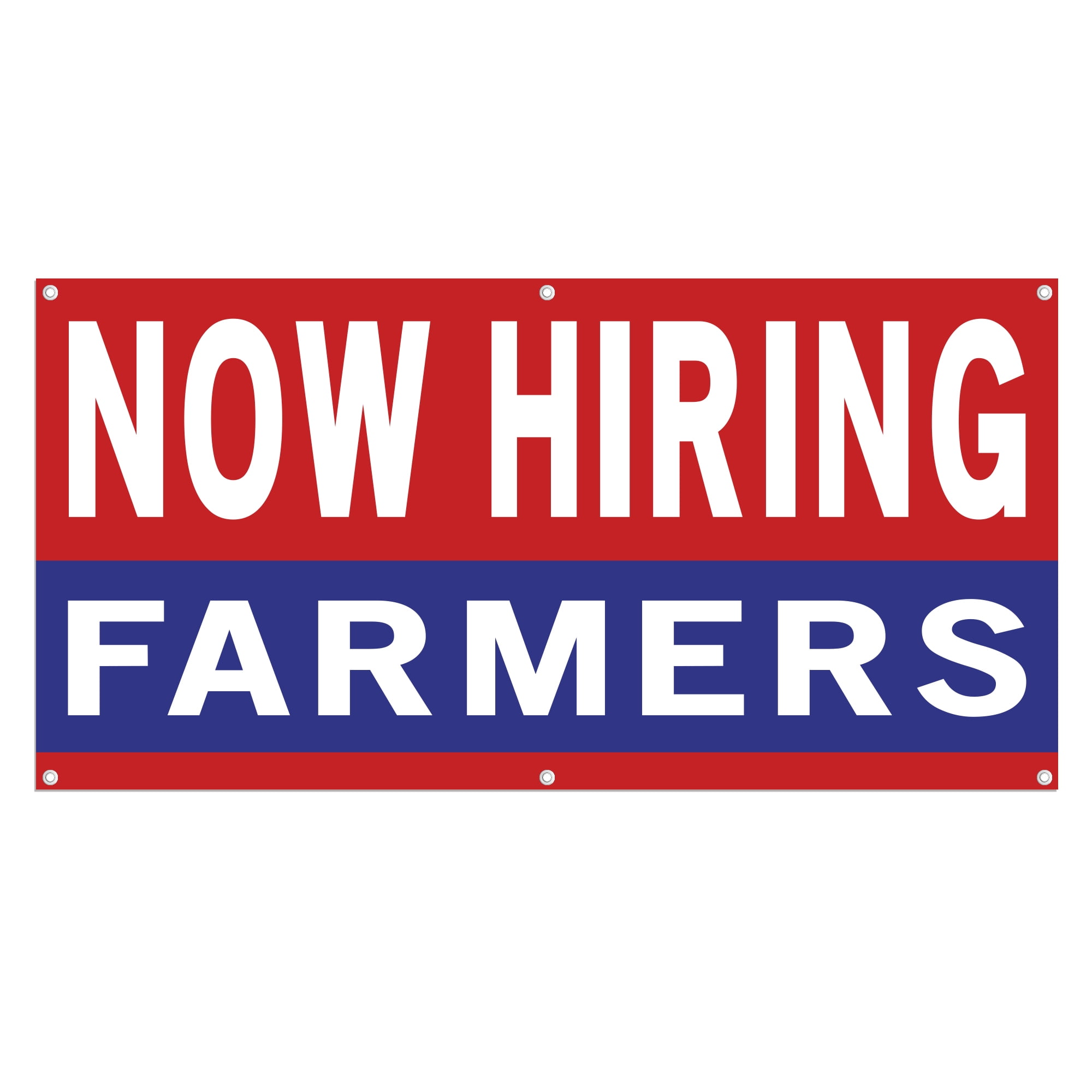 Now Hiring Farmers 13 oz Heavy Duty Vinyl Banner Farm Worker Jobs ...