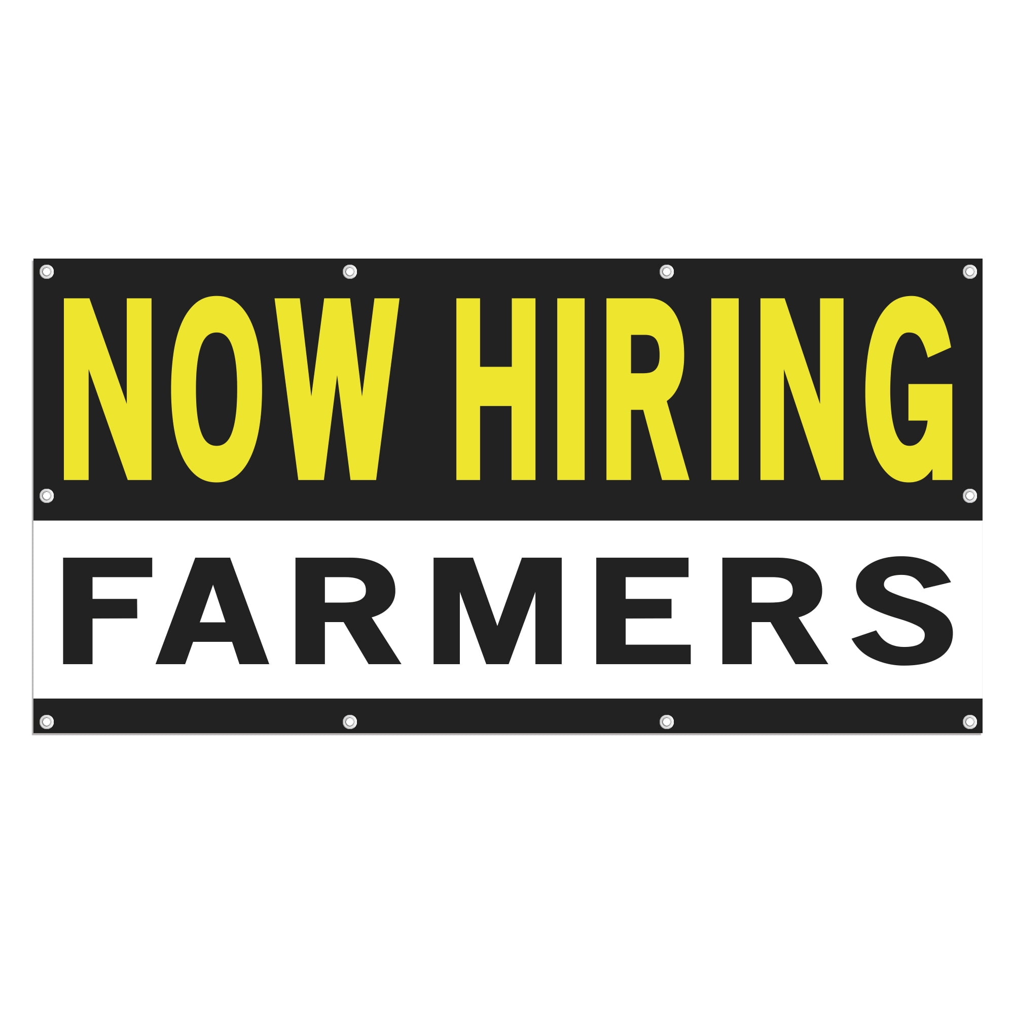 Now Hiring Farmers 13 oz Heavy Duty Vinyl Banner Farm Worker Jobs ...