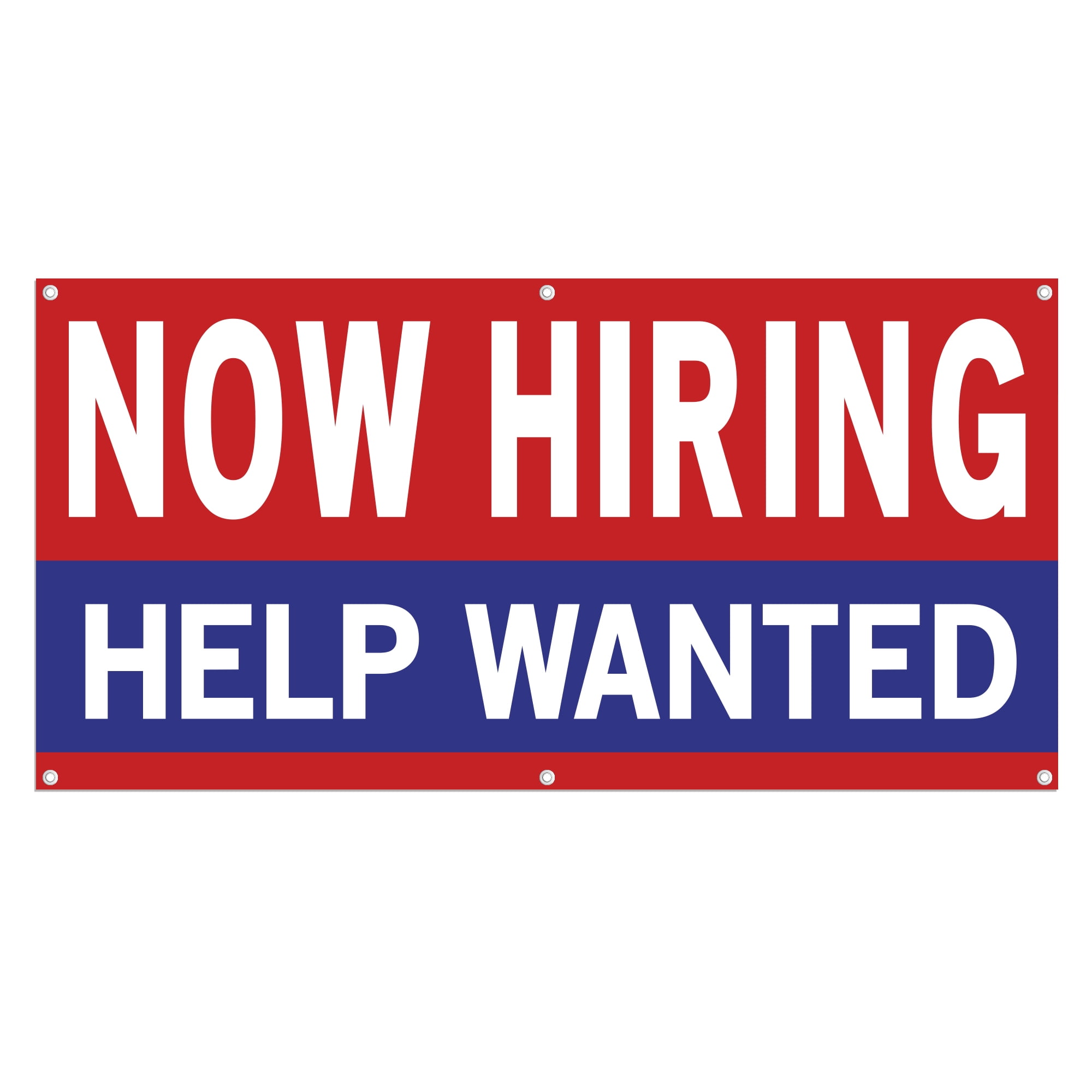 Now Hiring Help Wanted 13 oz Heavy Duty Vinyl Banner All Position Jobs ...