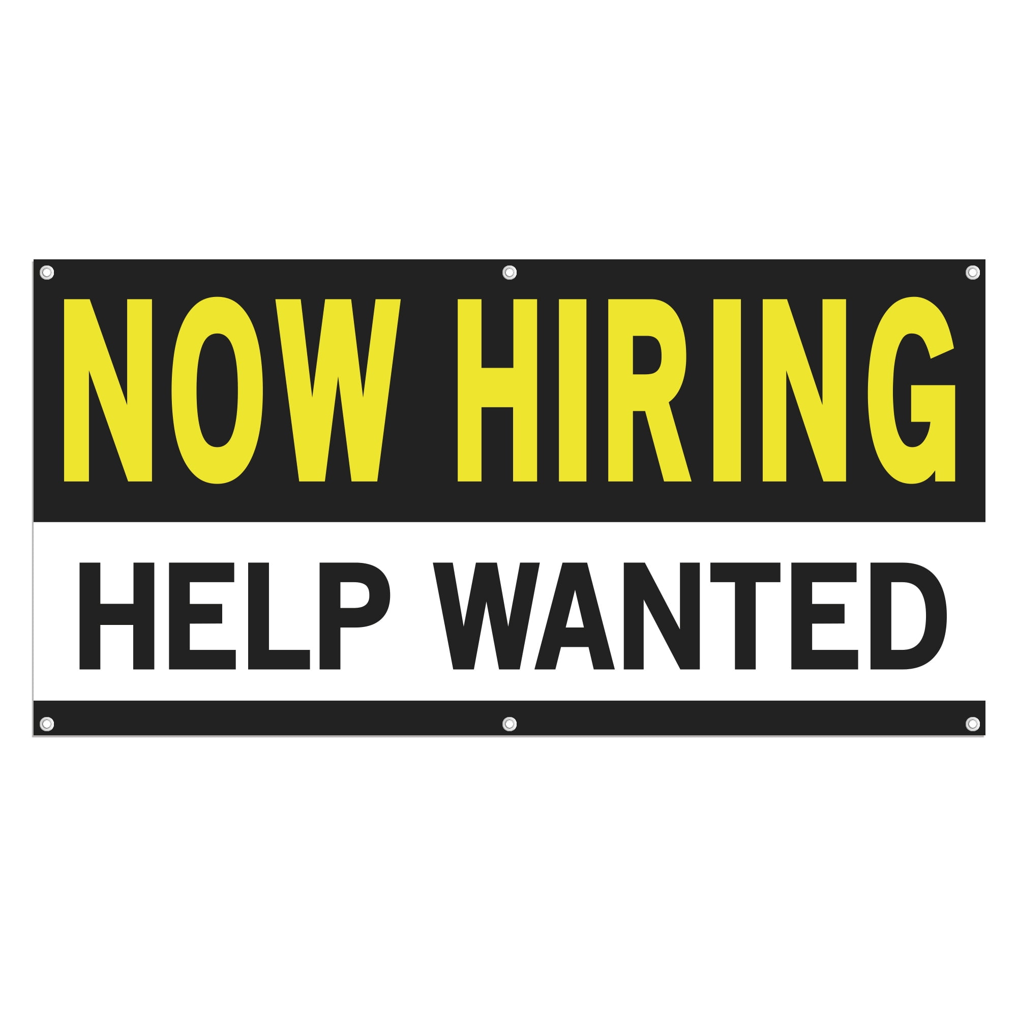 Now Hiring Help Wanted 13 oz Heavy Duty Vinyl Banner All Position Jobs ...