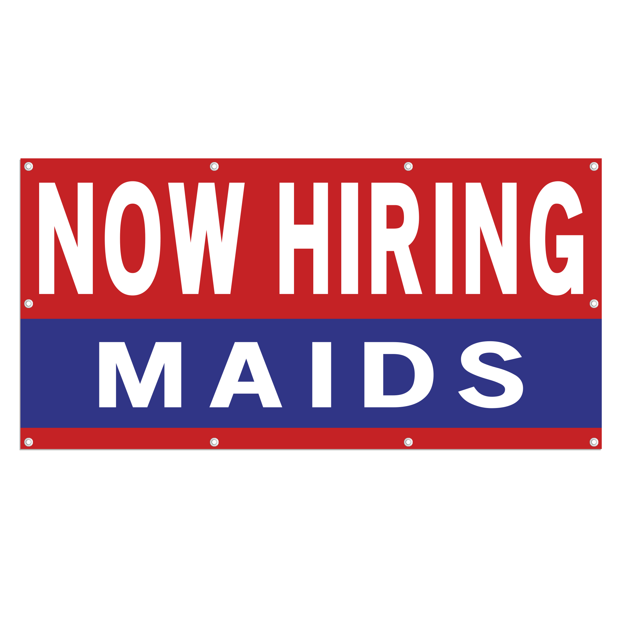 Now Hiring Maids 13 oz Heavy Duty Vinyl Banner House Cleaner Jobs ...