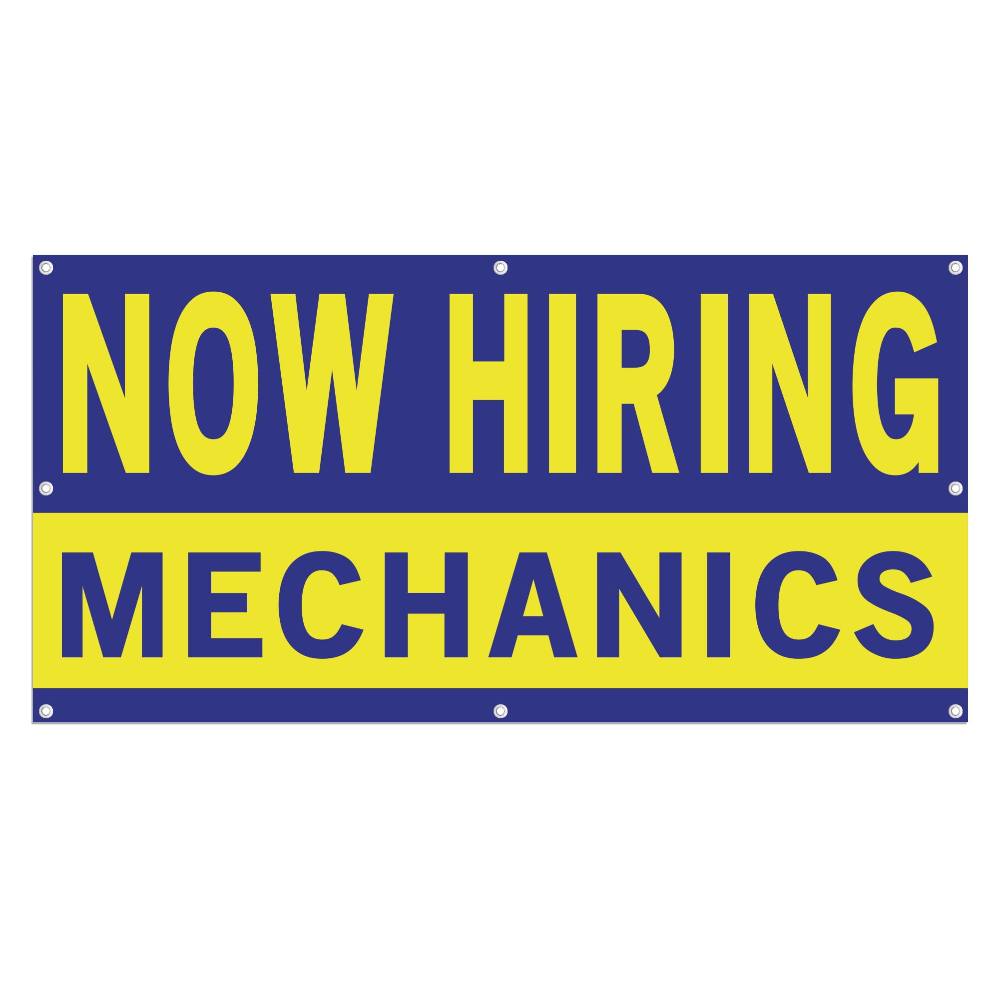 Now Hiring Mechanics 13 oz Heavy Duty Vinyl Banner Mechanic Jobs ...