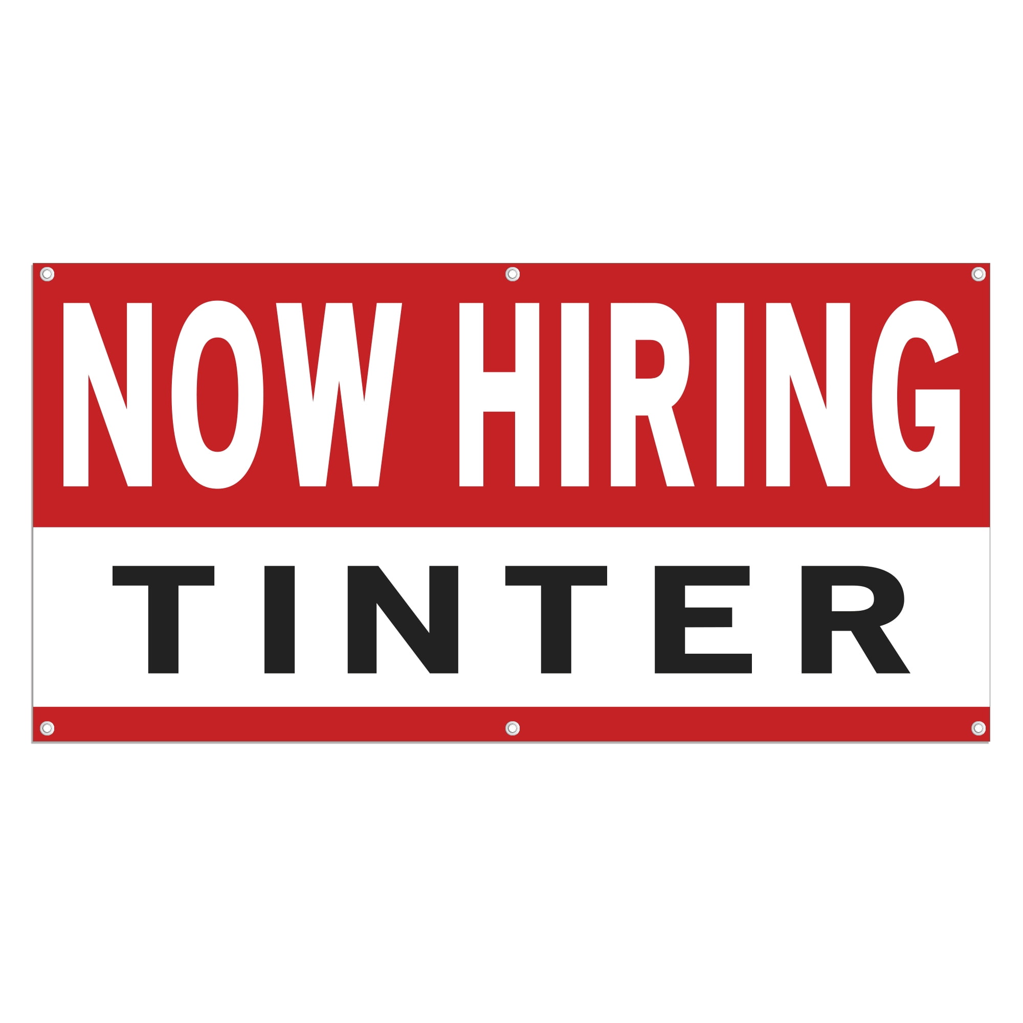 Now Hiring Tinter 13 oz Heavy Duty Vinyl Banner Window Tinter Jobs ...