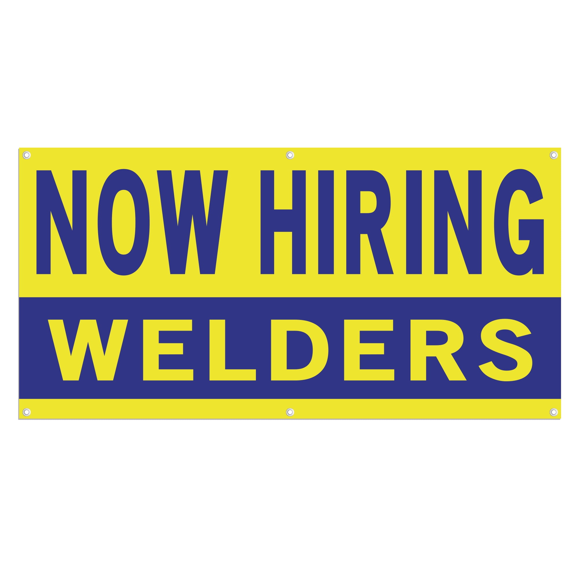 Now Hiring Welders Welding Jobs 13 oz Heavy Duty Vinyl Banner Welder ...