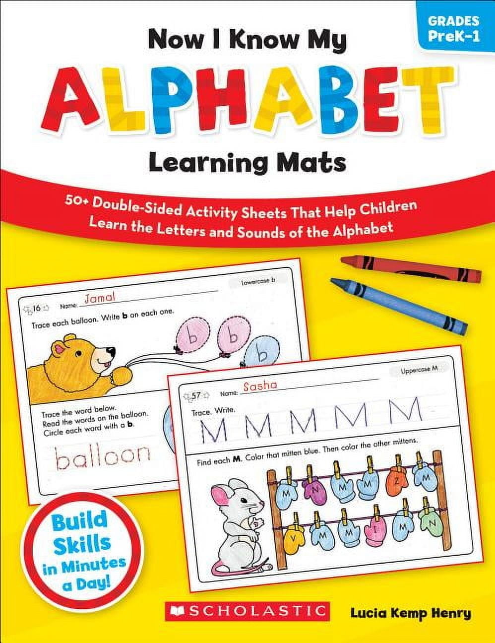 Now I Know My... Now I Know My Alphabet Learning Mats, Grades PreK-1 ...