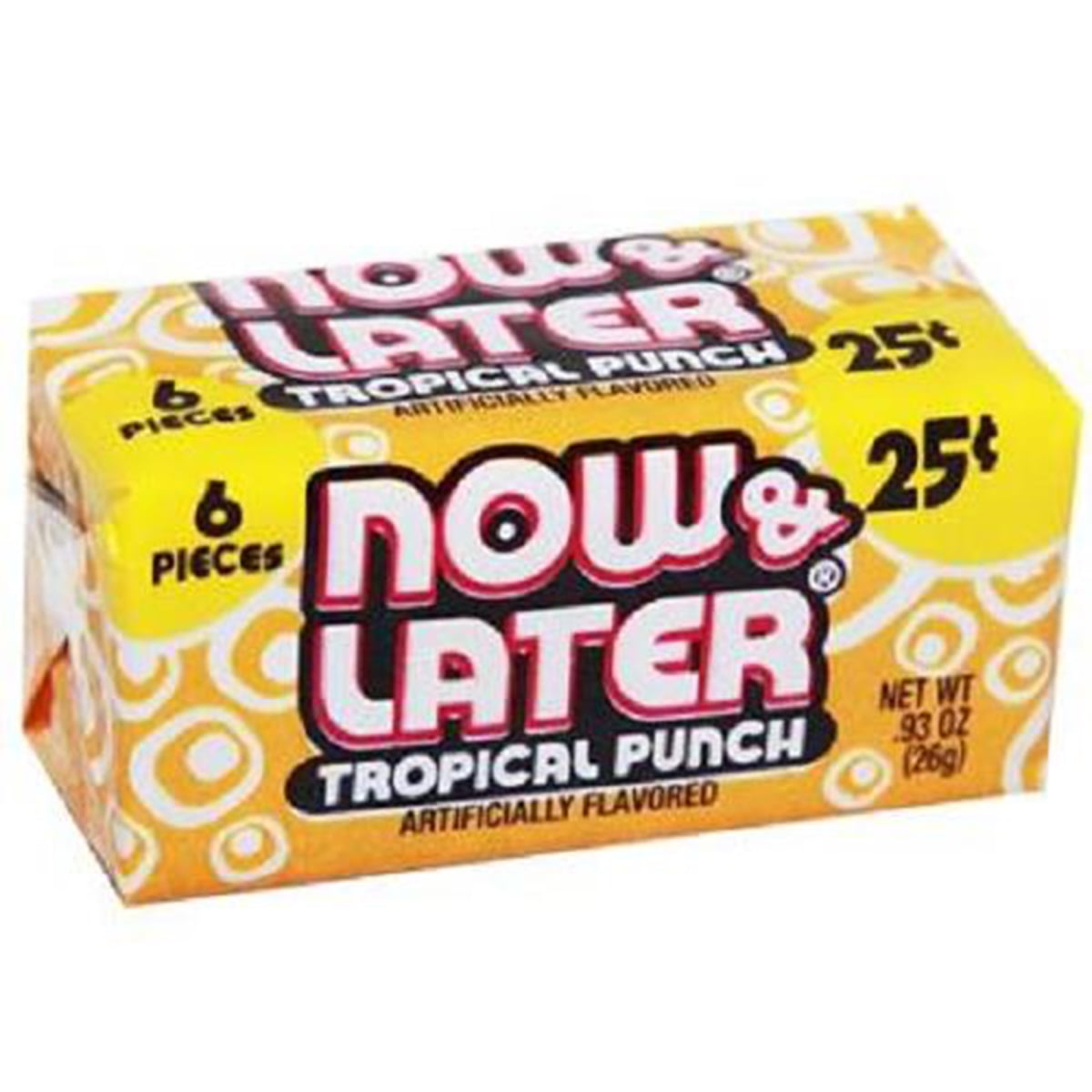 Now & Later 25c Tropical Punch Candy 24 Count - 6 Pieces - Walmart.com