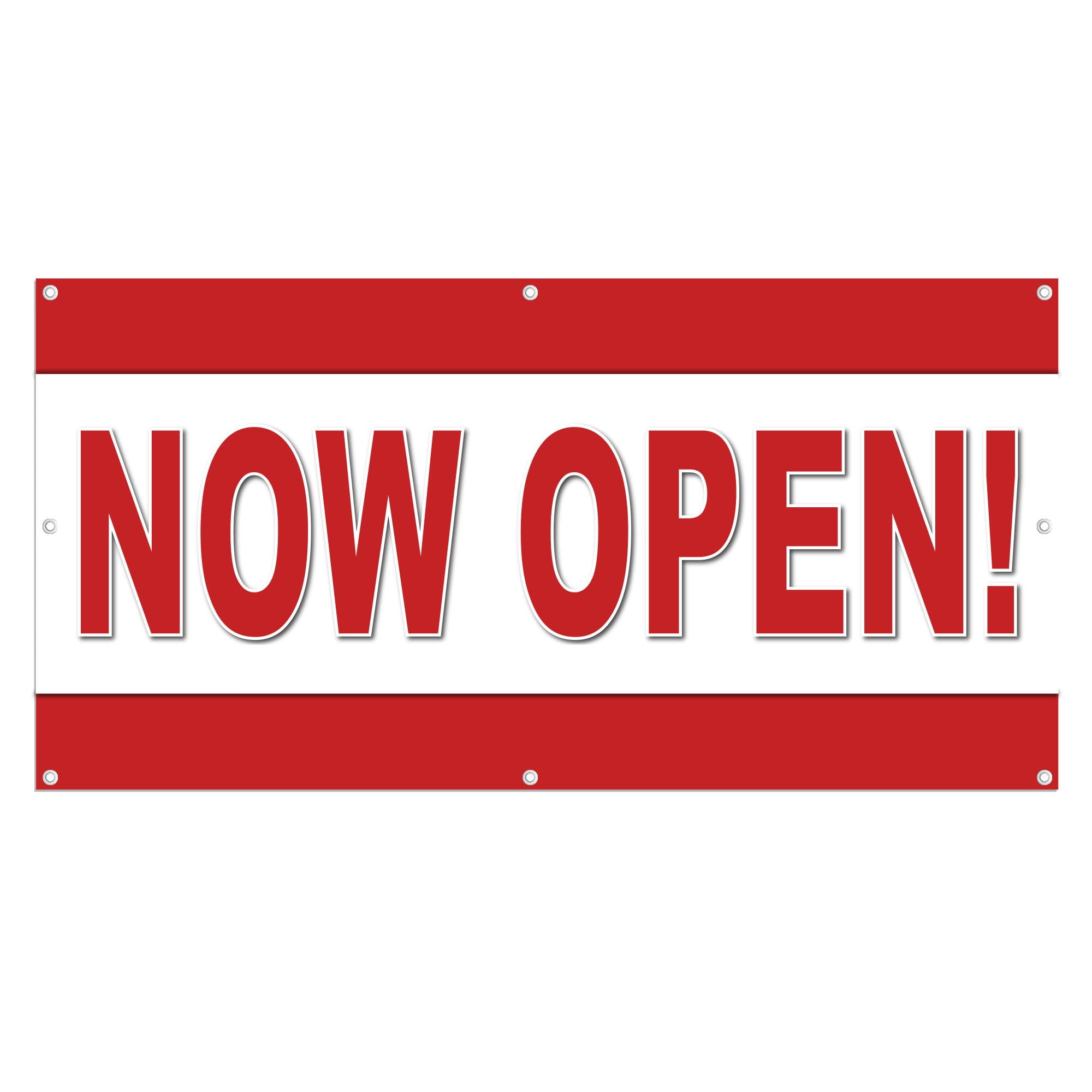 Now Open 13 oz Heavy Duty Vinyl Banner Outdoor/Indoor Now Open Sign for ...