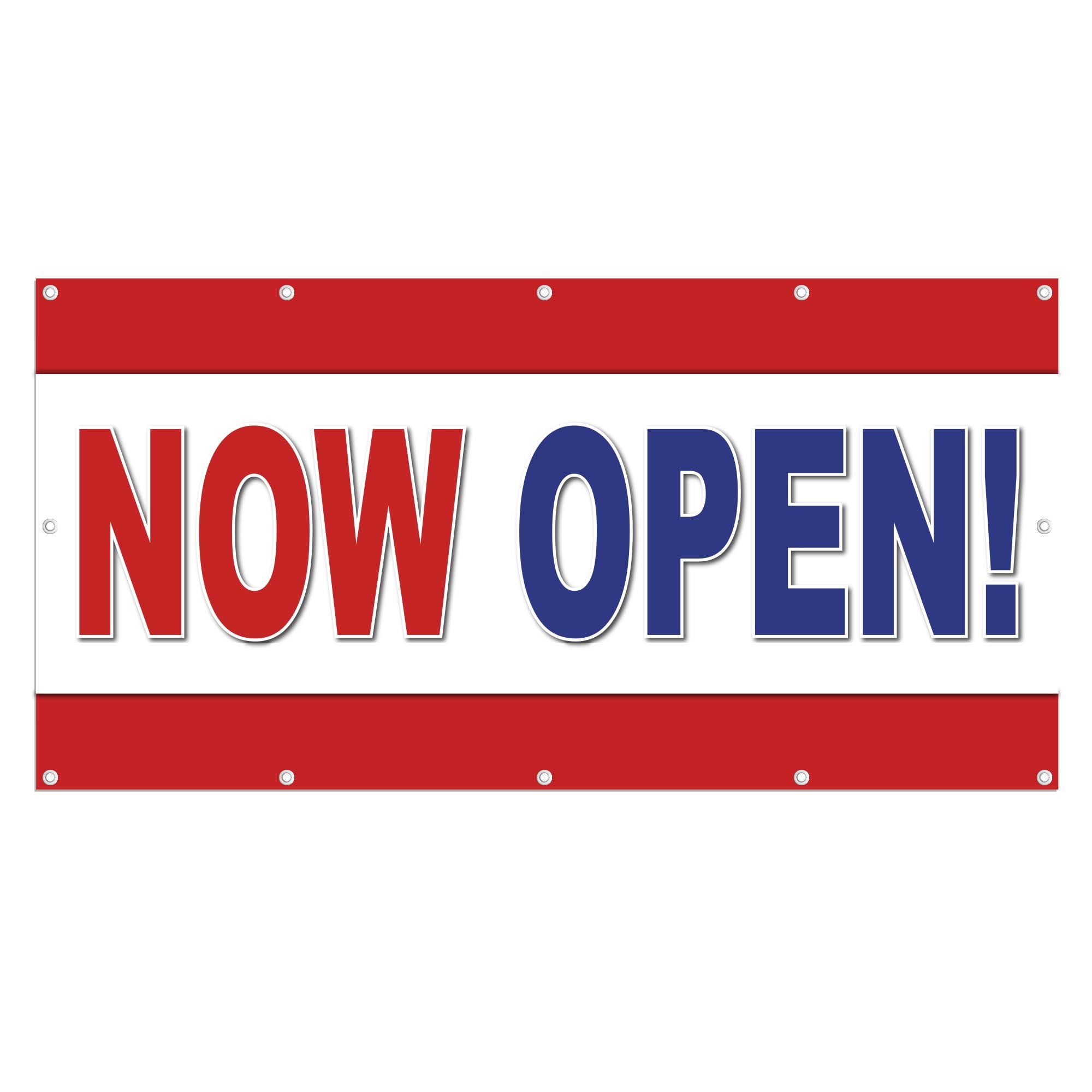 Now Open 13 oz Heavy Duty Vinyl Banner Outdoor/Indoor Now Open Sign for ...