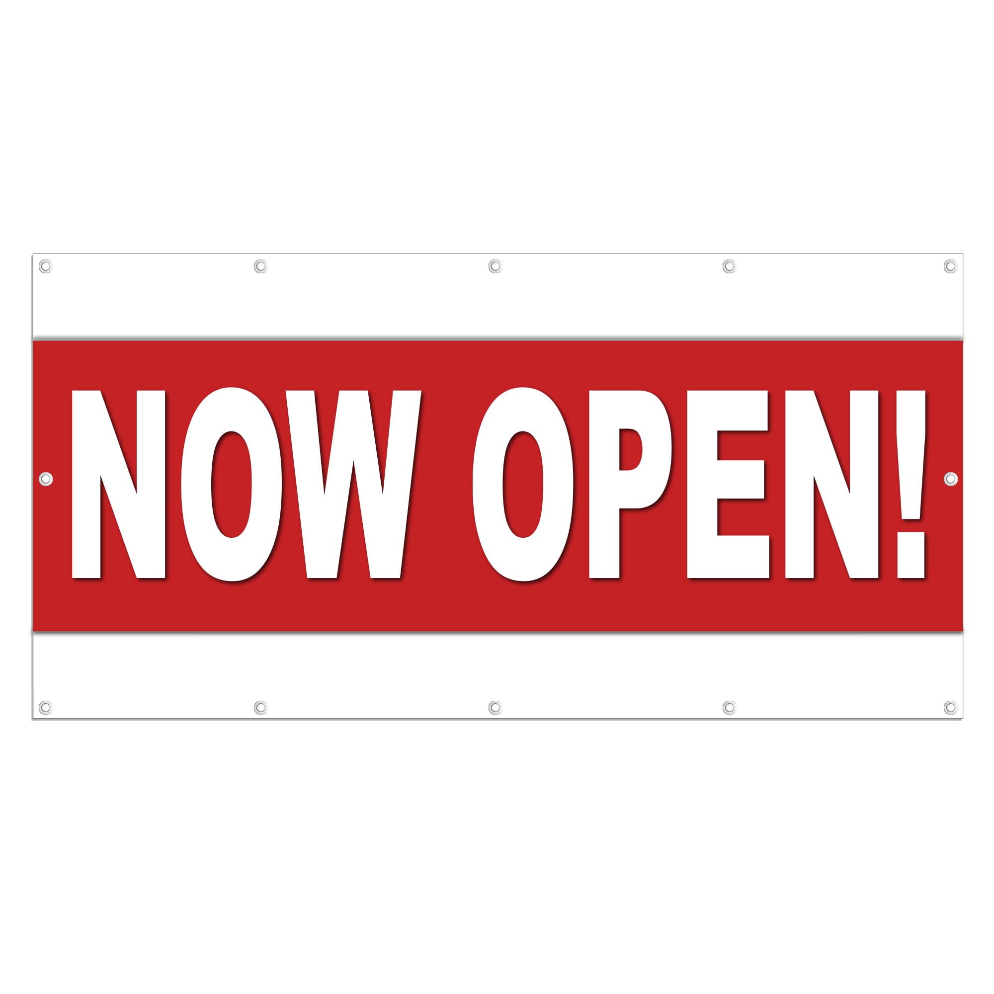 Now Open 13 oz Heavy Duty Vinyl Banner Outdoor/Indoor Now Open Sign for ...